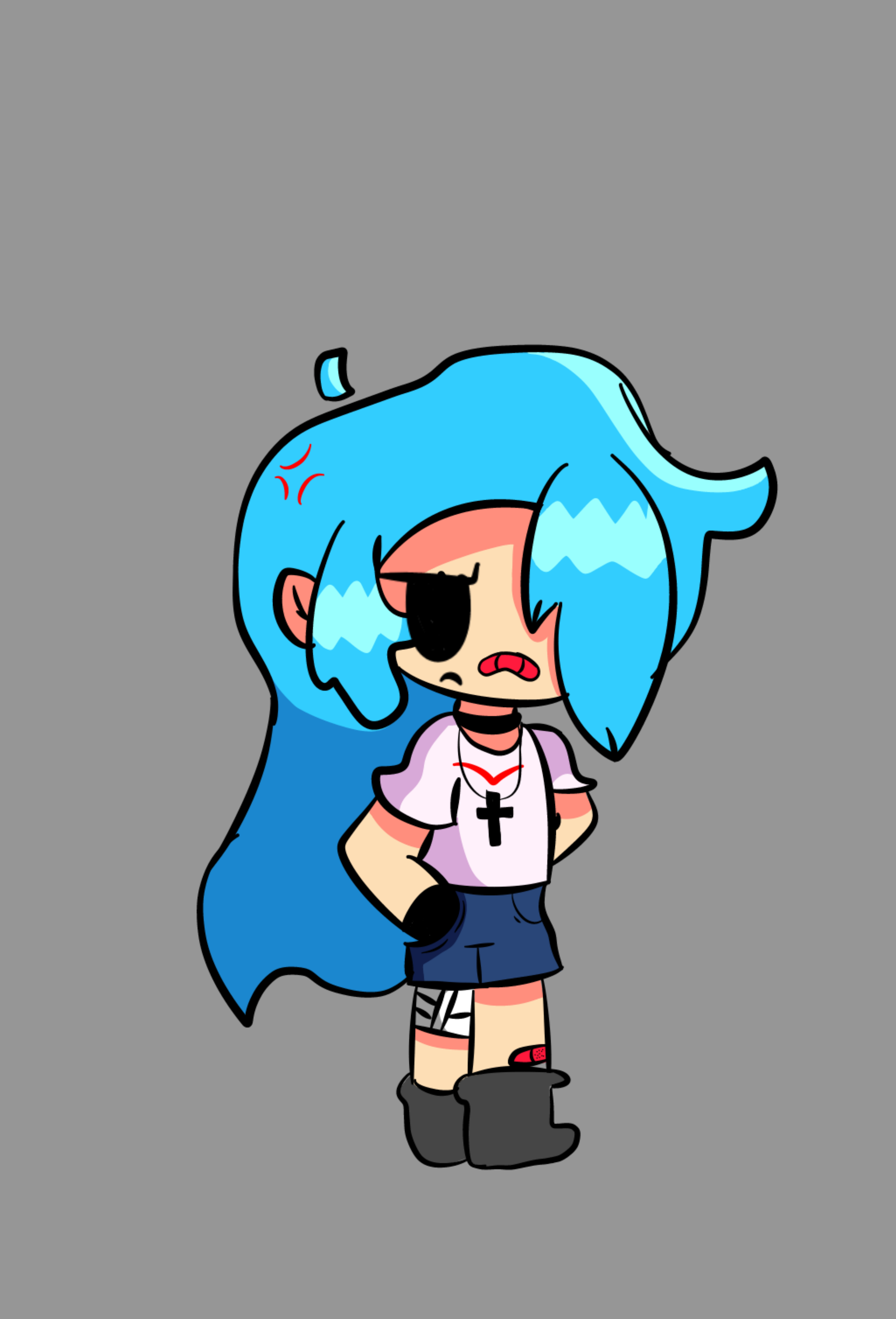 literally Just a bad NuSky fanart TønieFNF - Illustrations ART street