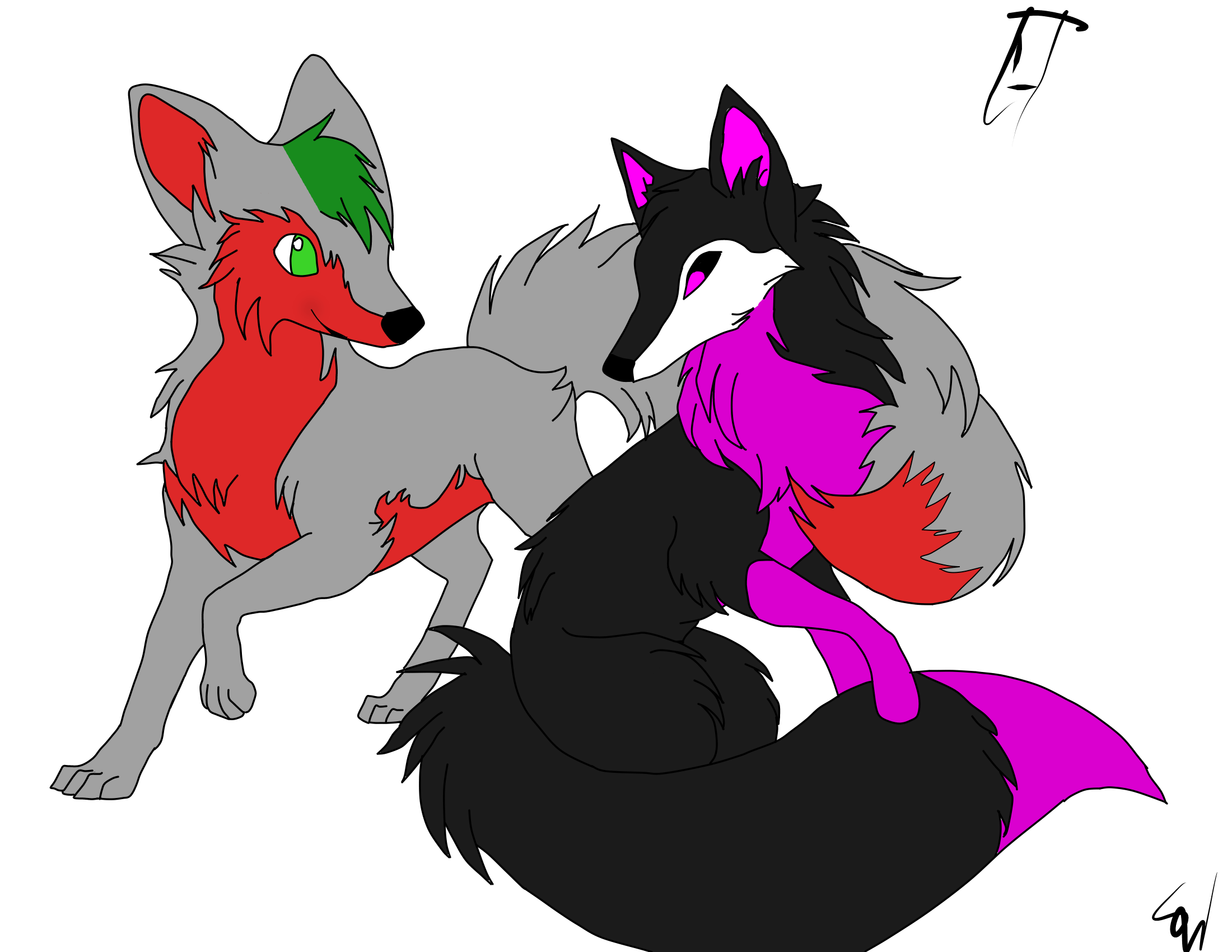 foxxo wolfo Ryan-the-wolf - 插图 ART street
