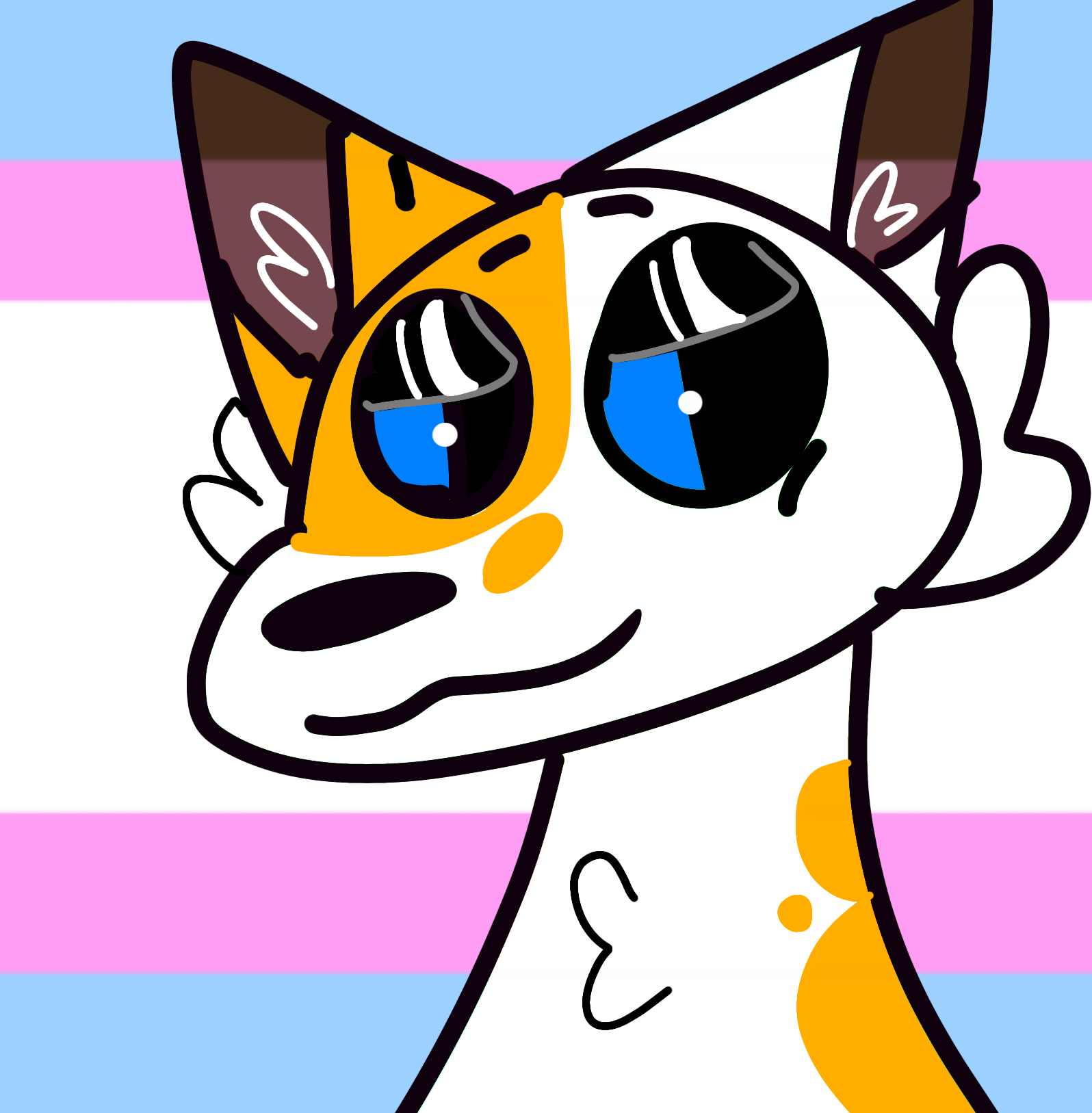 My main oc Flame :> {Flame the calico Official} - Illustrations ART street