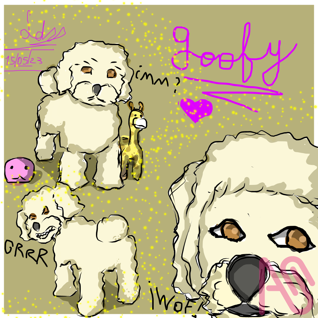 Goofy, my doggie friend. Ssansendesan. - 插畫 ART street