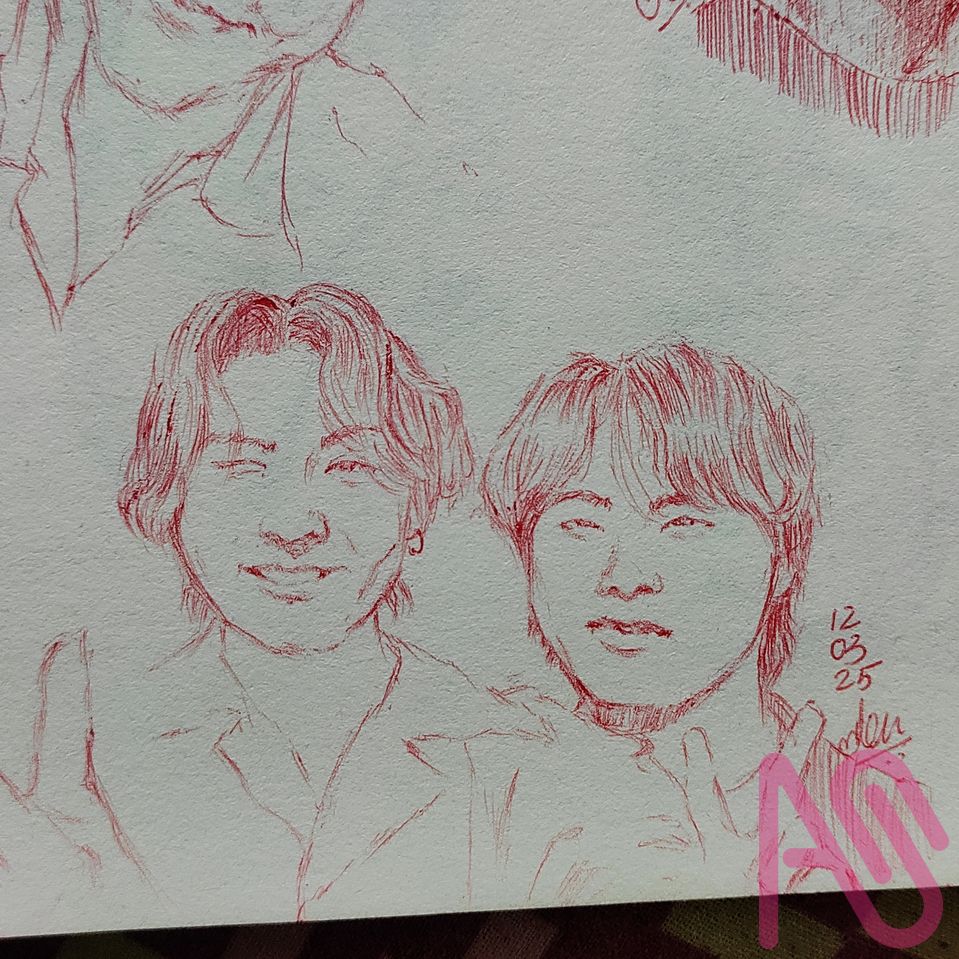 Jinkook when they aren't bickering 🩷 Emdeon - Illustrations ART street