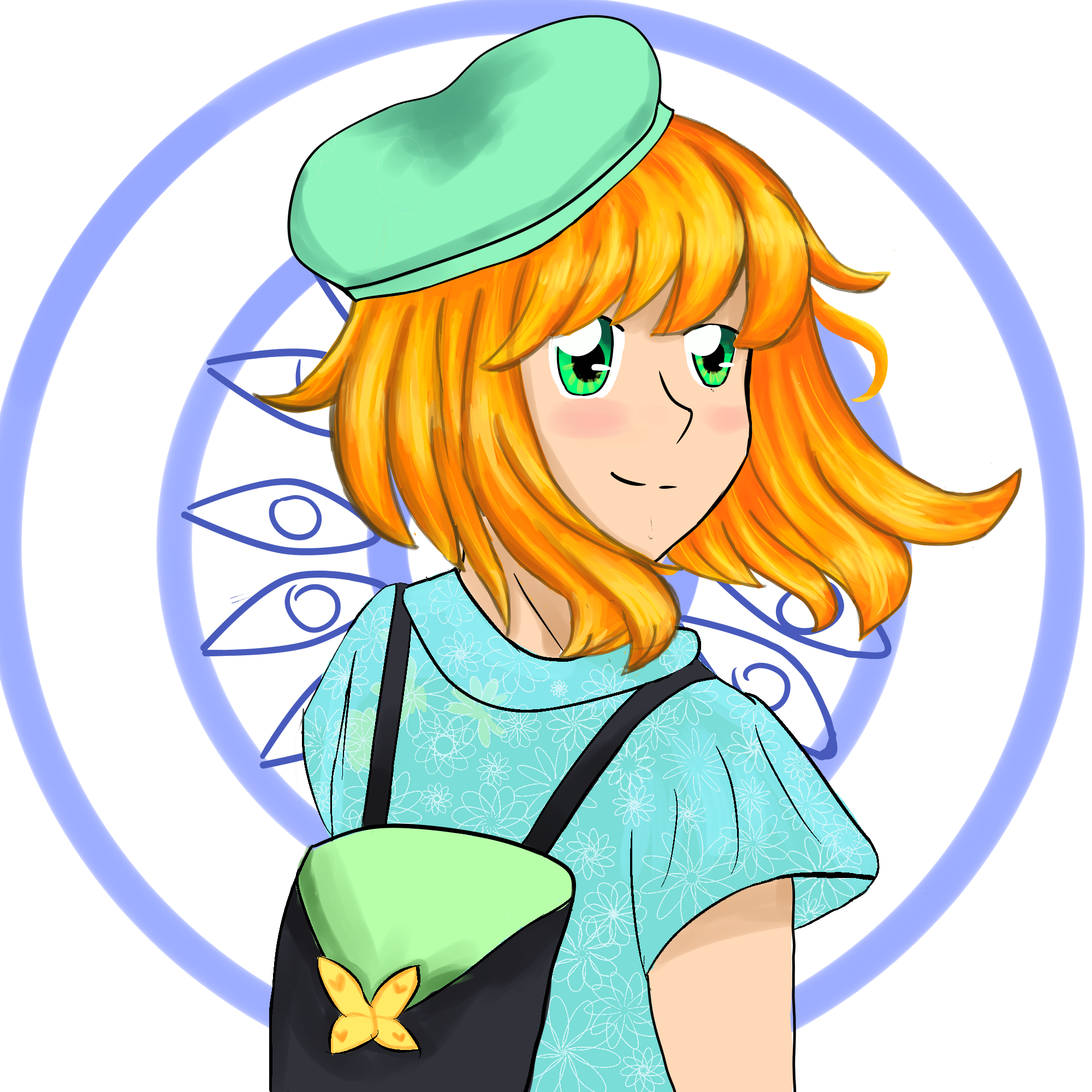 Orange Hair Girl LSDulcey - Illustrations ART street