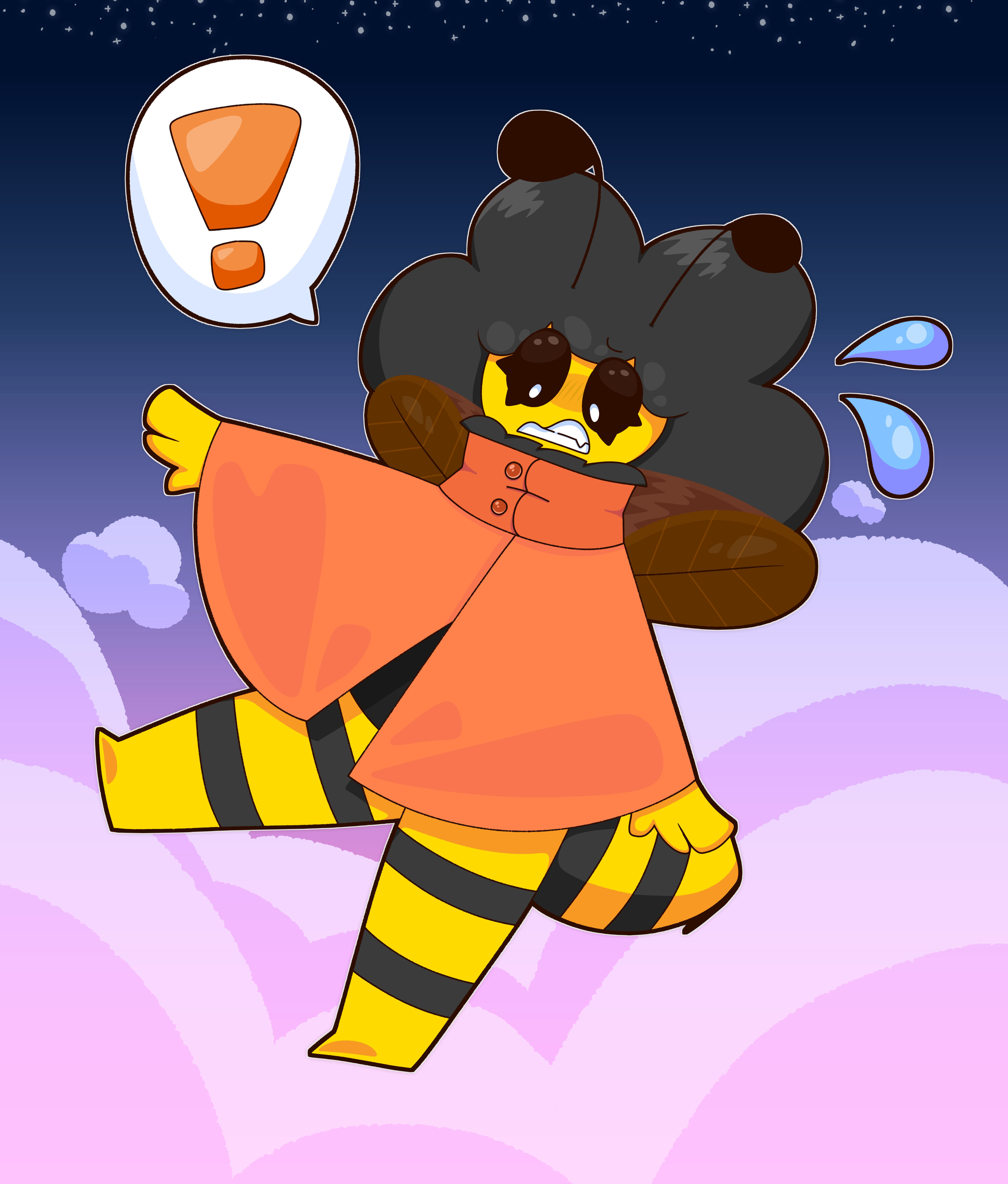 June Bee in the sky • NoLime • - Illustrations ART street