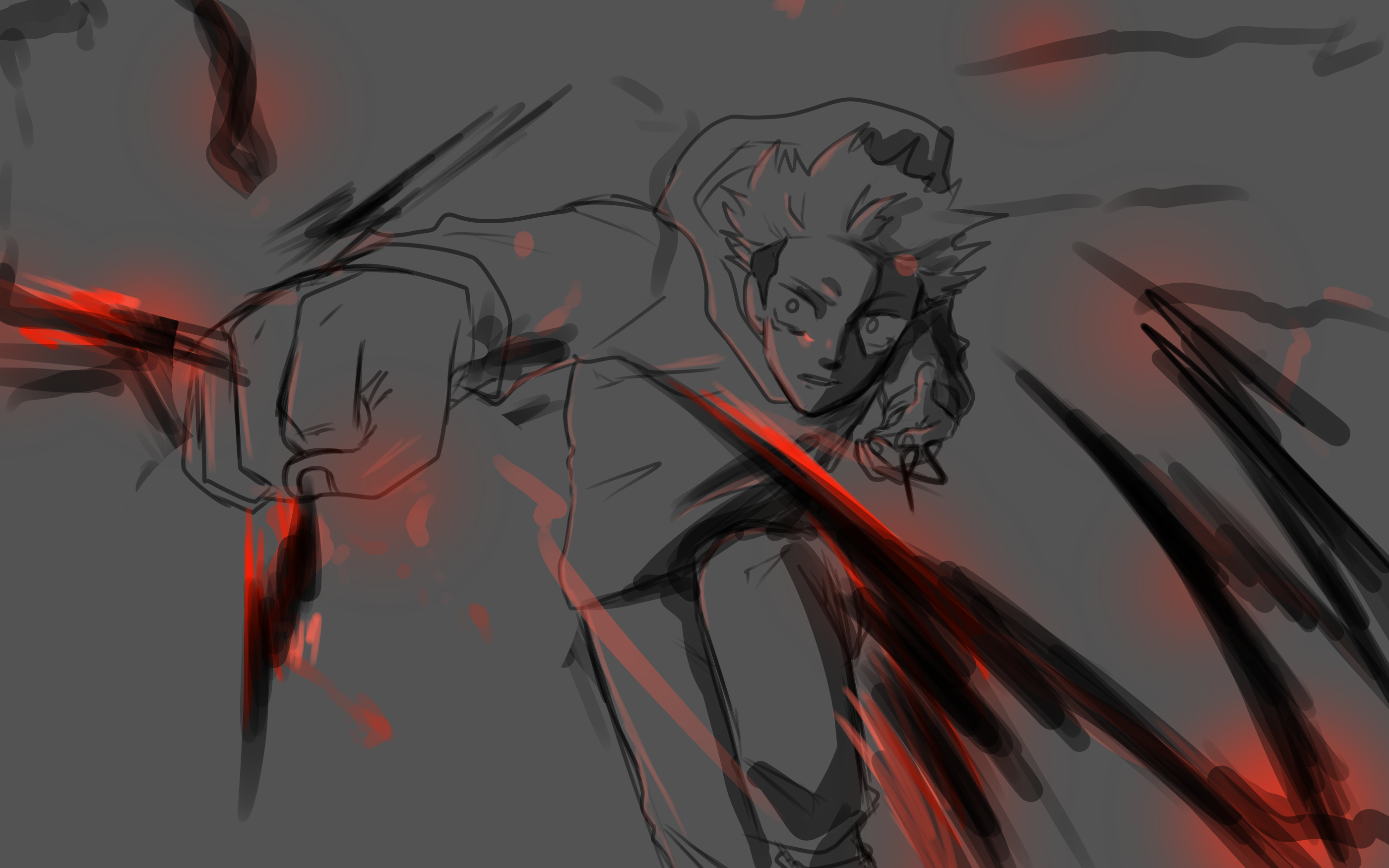 Itadori's Black Flash StarDustruntor - Illustrations ART street