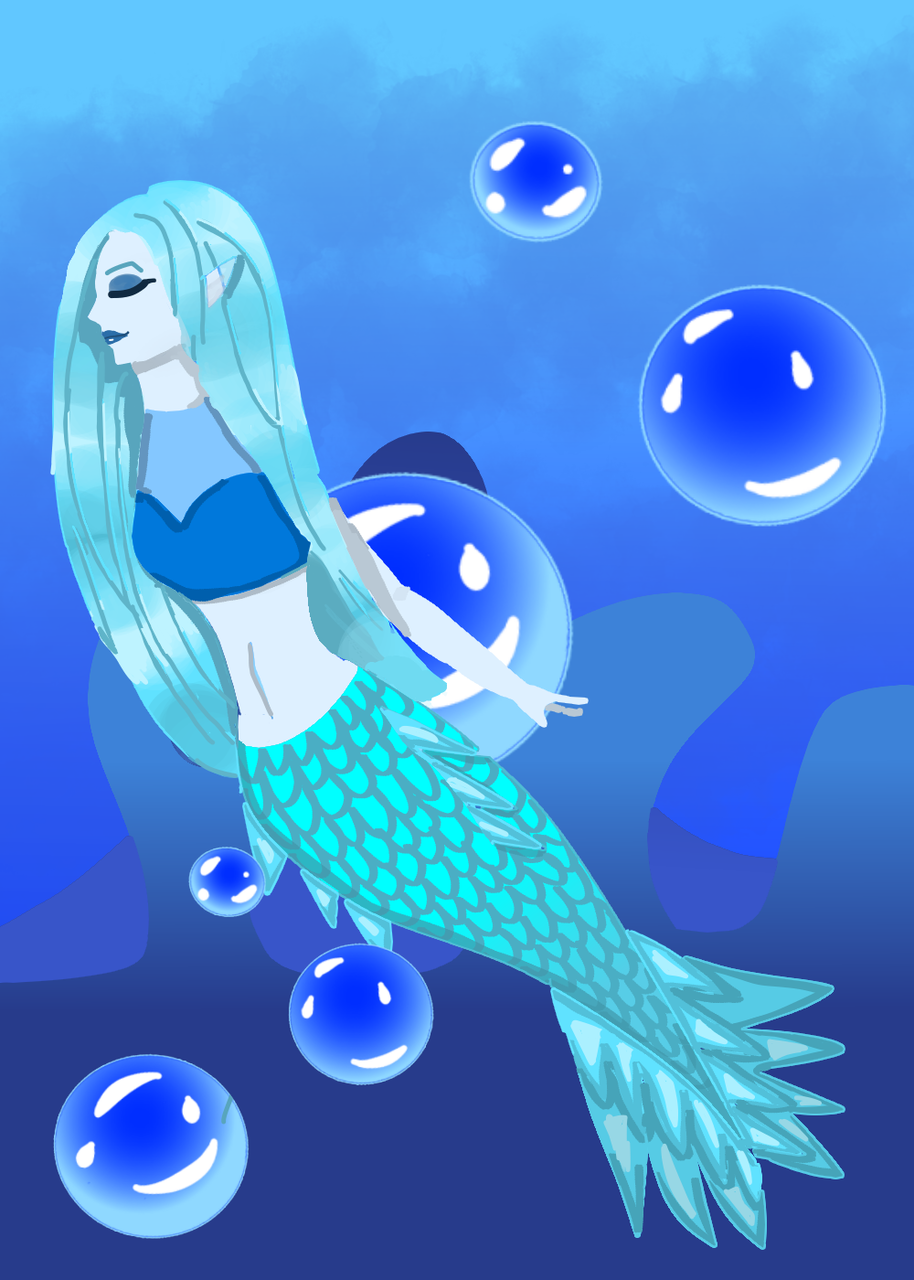 blue sea Angelin Jesslyn Pianto - 插图 ART street