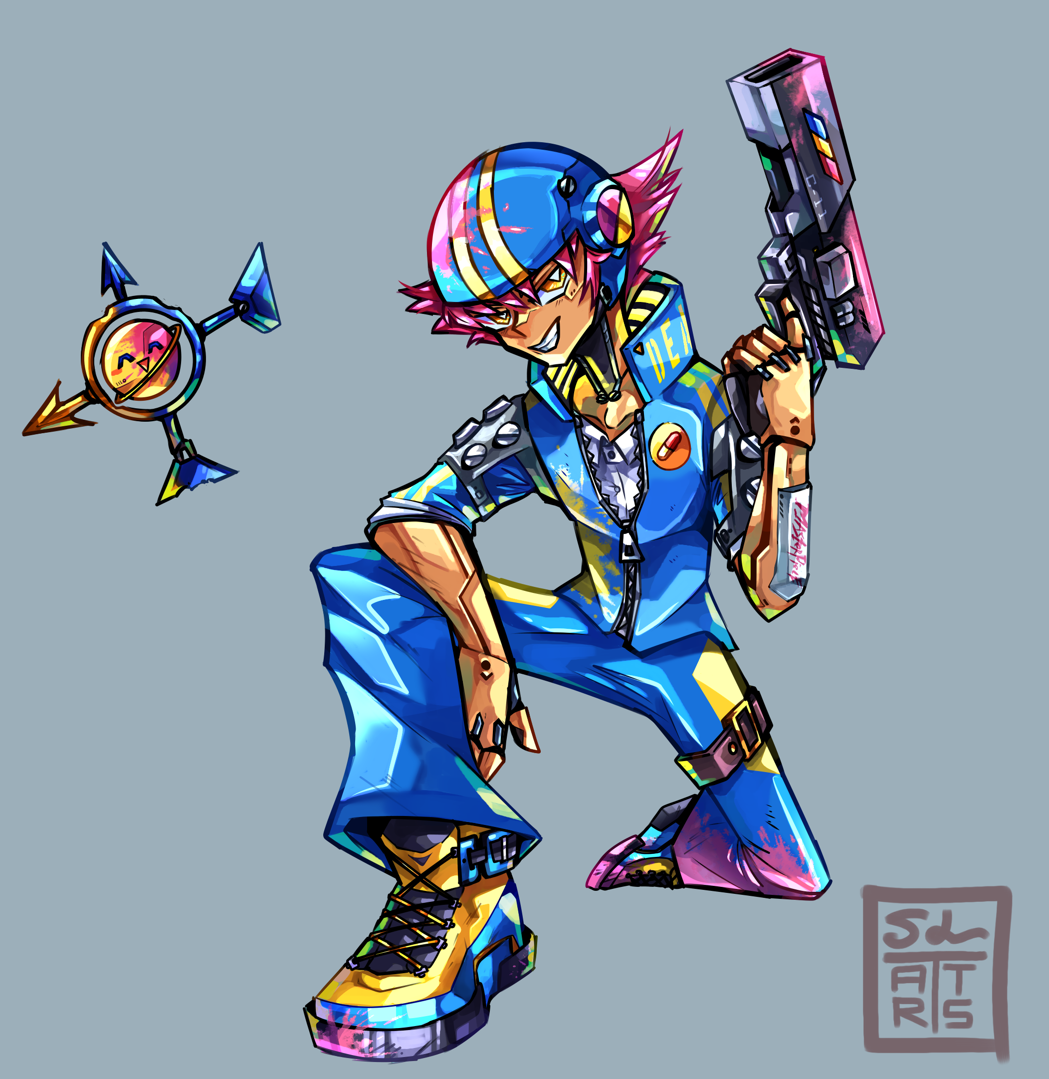 Cyberpunk Gumball Kooki Squiggle Liggle - Illustrations ART street
