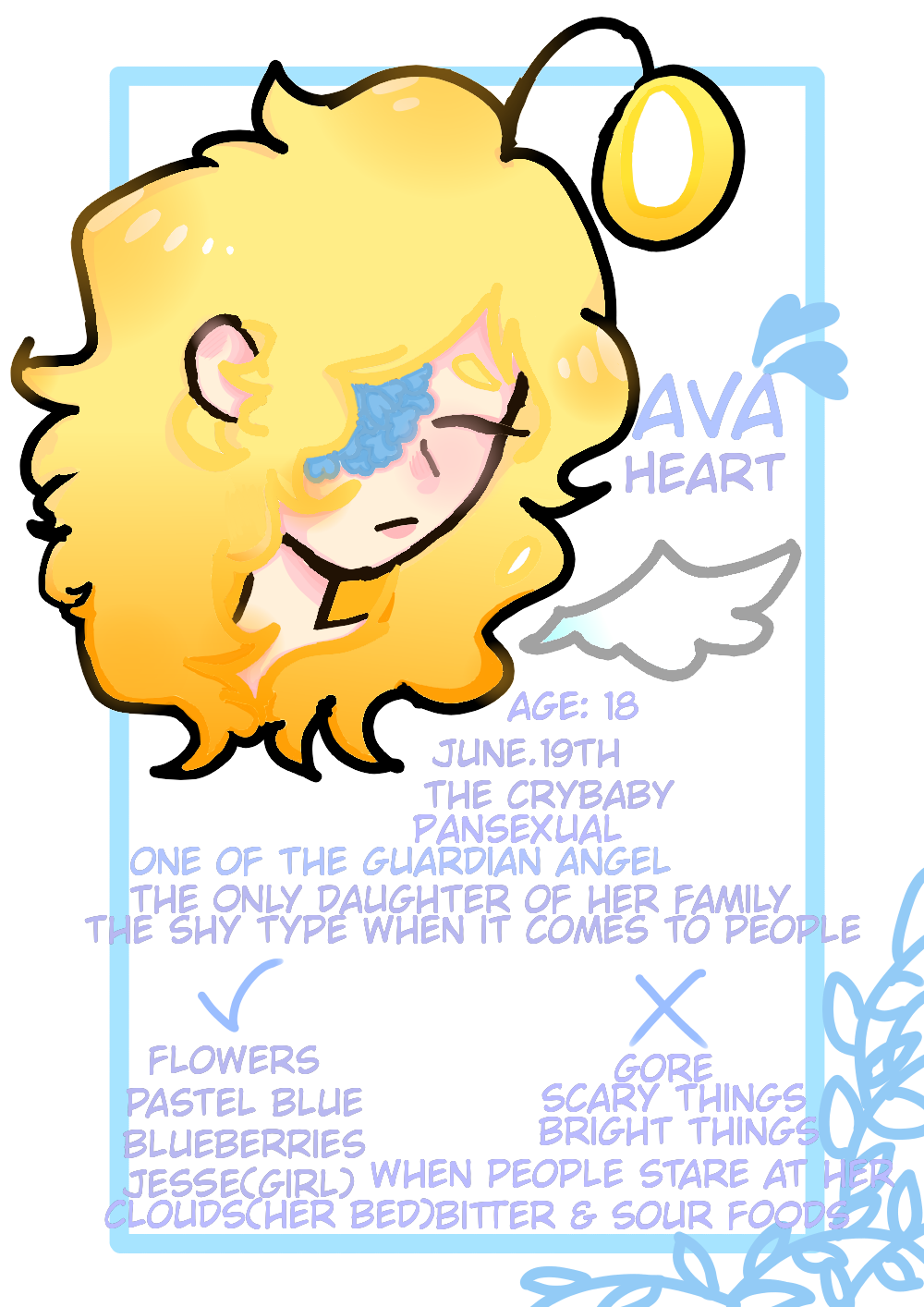 OC: Ava Heart Artzyy child - Illustrations ART street