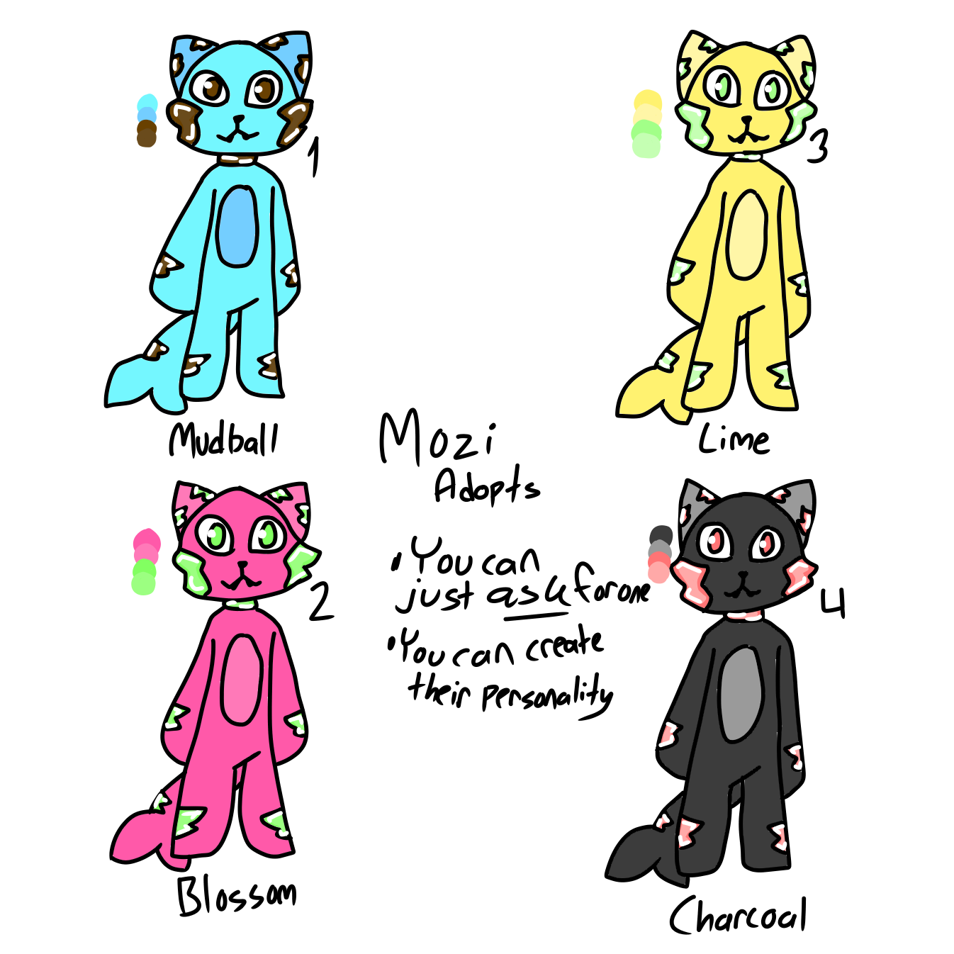 Mozi Adopts #1 CinnamonRoll34 - Illustrations ART street