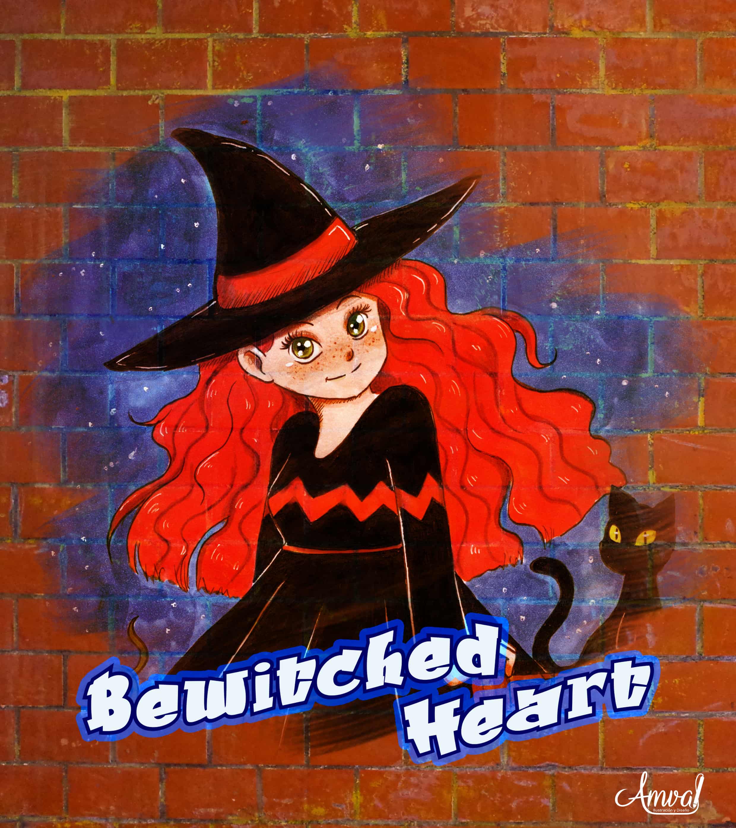 Bewitched Heart Amva - Illustrations ART street