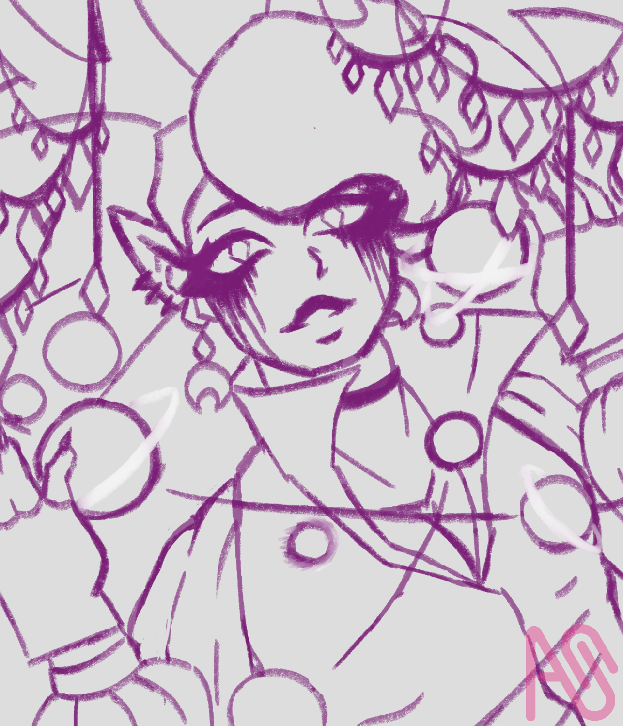 All Father Loki Outline ⋆⋄⋉TRYXTER⋊⋄⋆ - Illustrations ART street