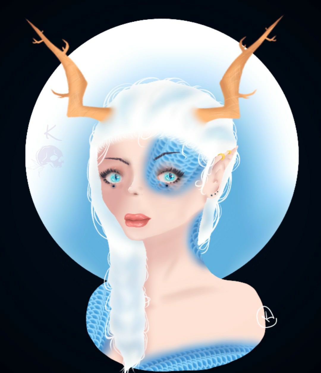 Blue FluffyPuff - Illustrations ART street