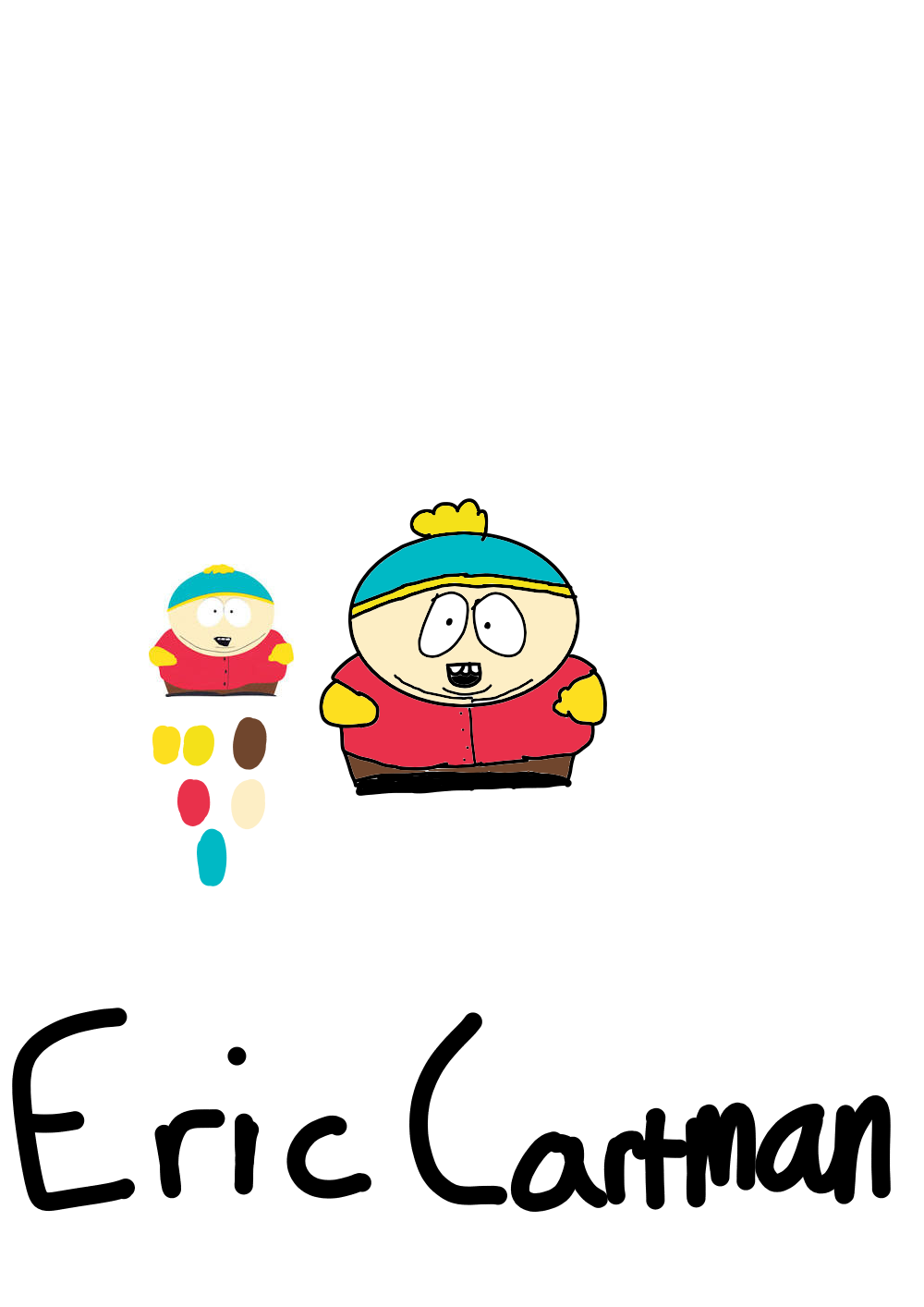 Eric Cartman (South park) DrawWithRio - Illustrations ART street