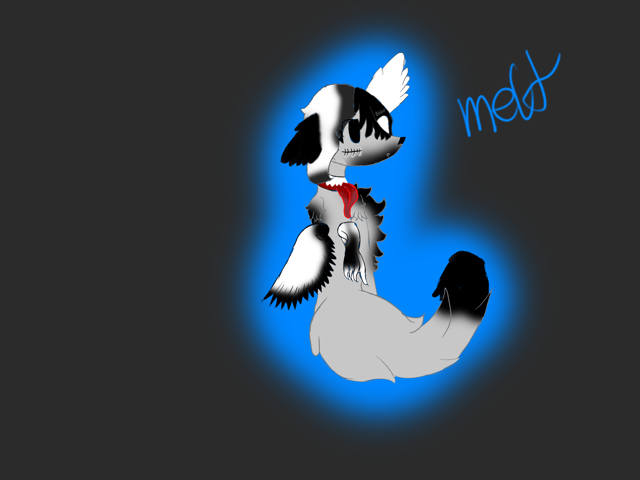 Melt a little scary wolf Luka lost - Illustrations ART street