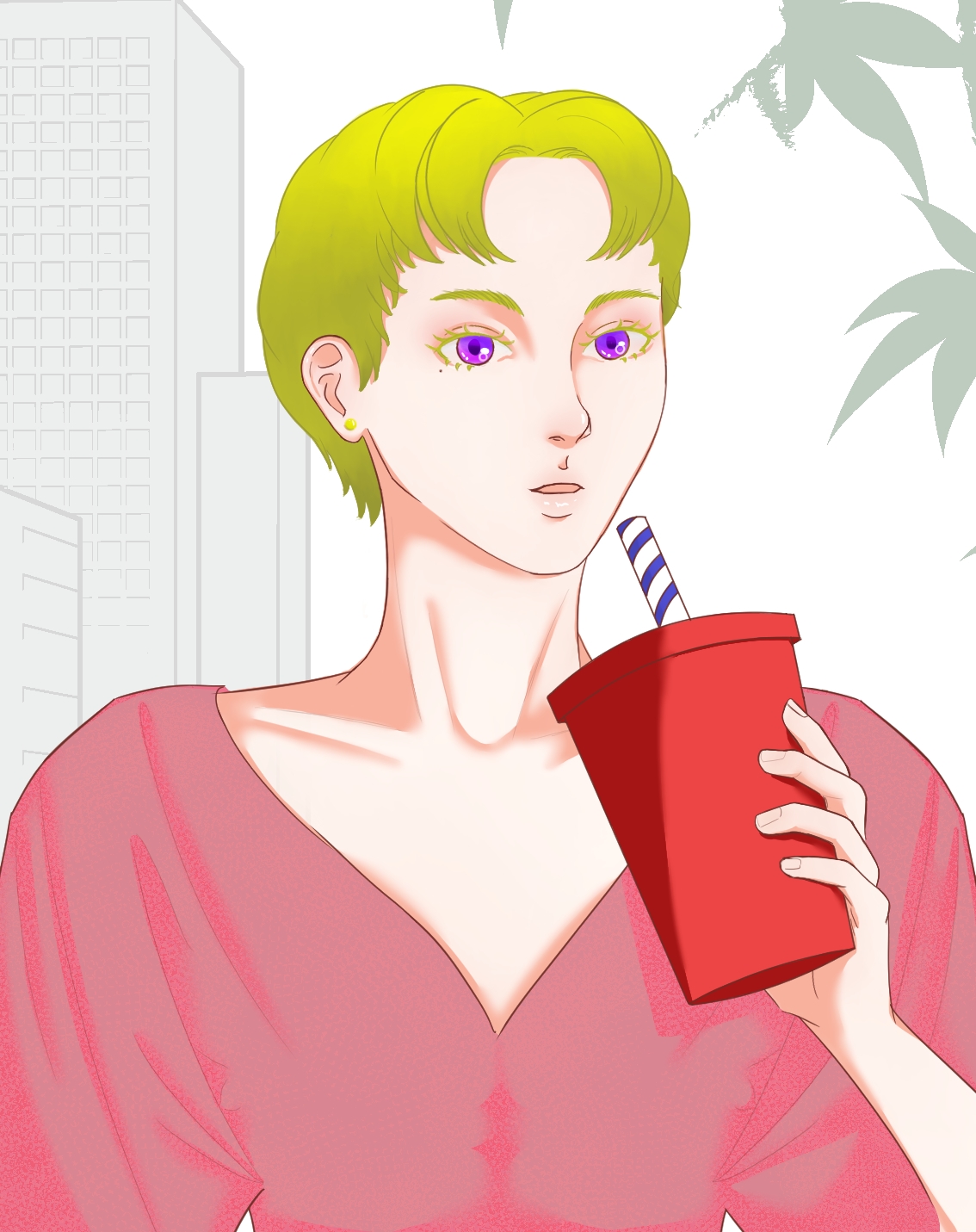 drinking a coke Shiellweird - Illustrations ART street