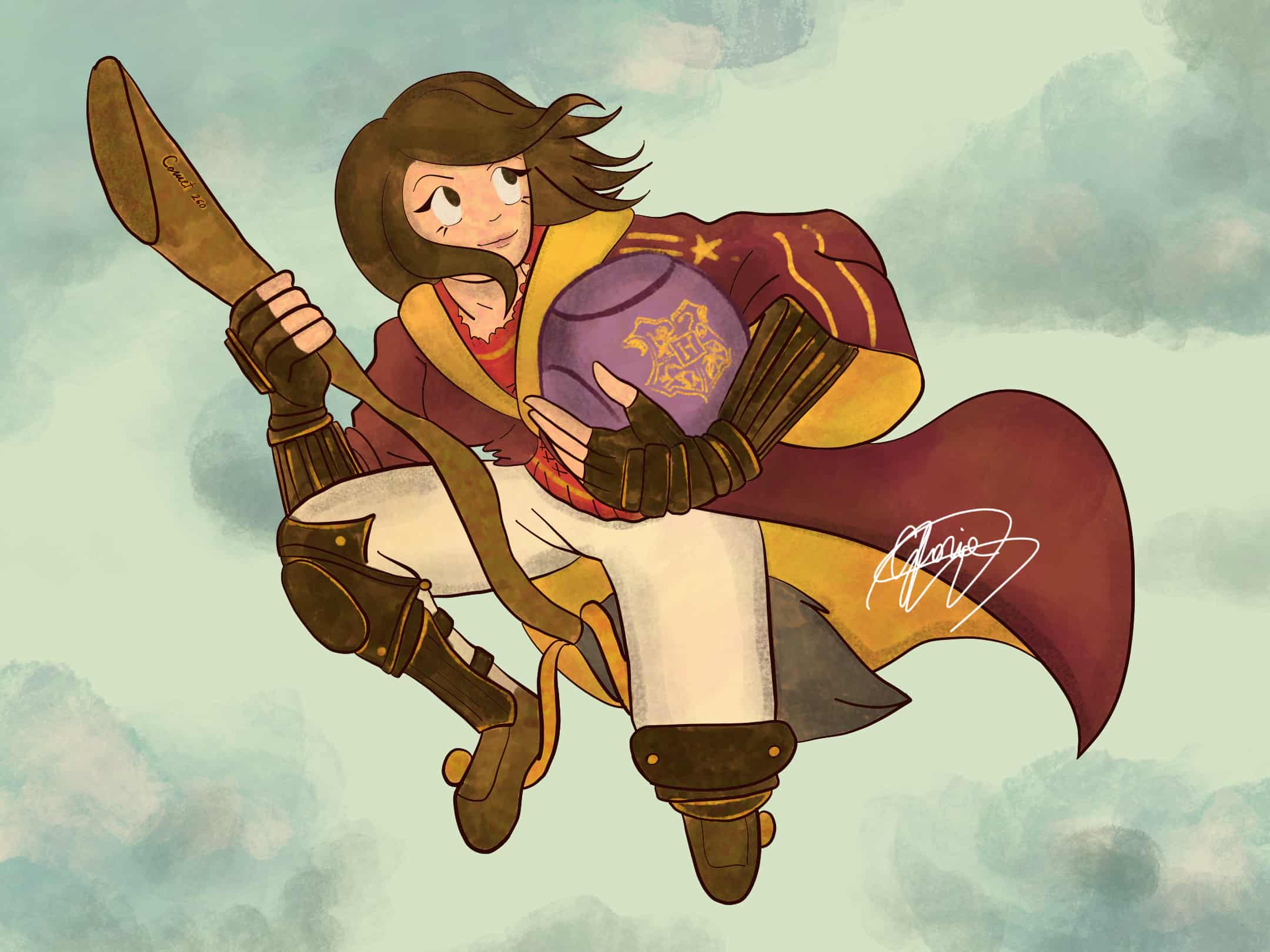 Gloria Howard Gryffindor chaser GloryAnime - 插畫 ART street