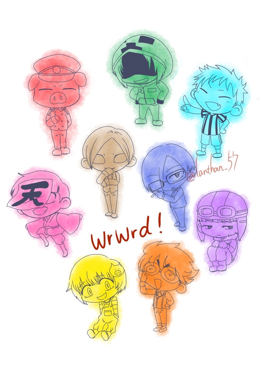 ちまちまwrwrd! ランタン - Illustrations ART street