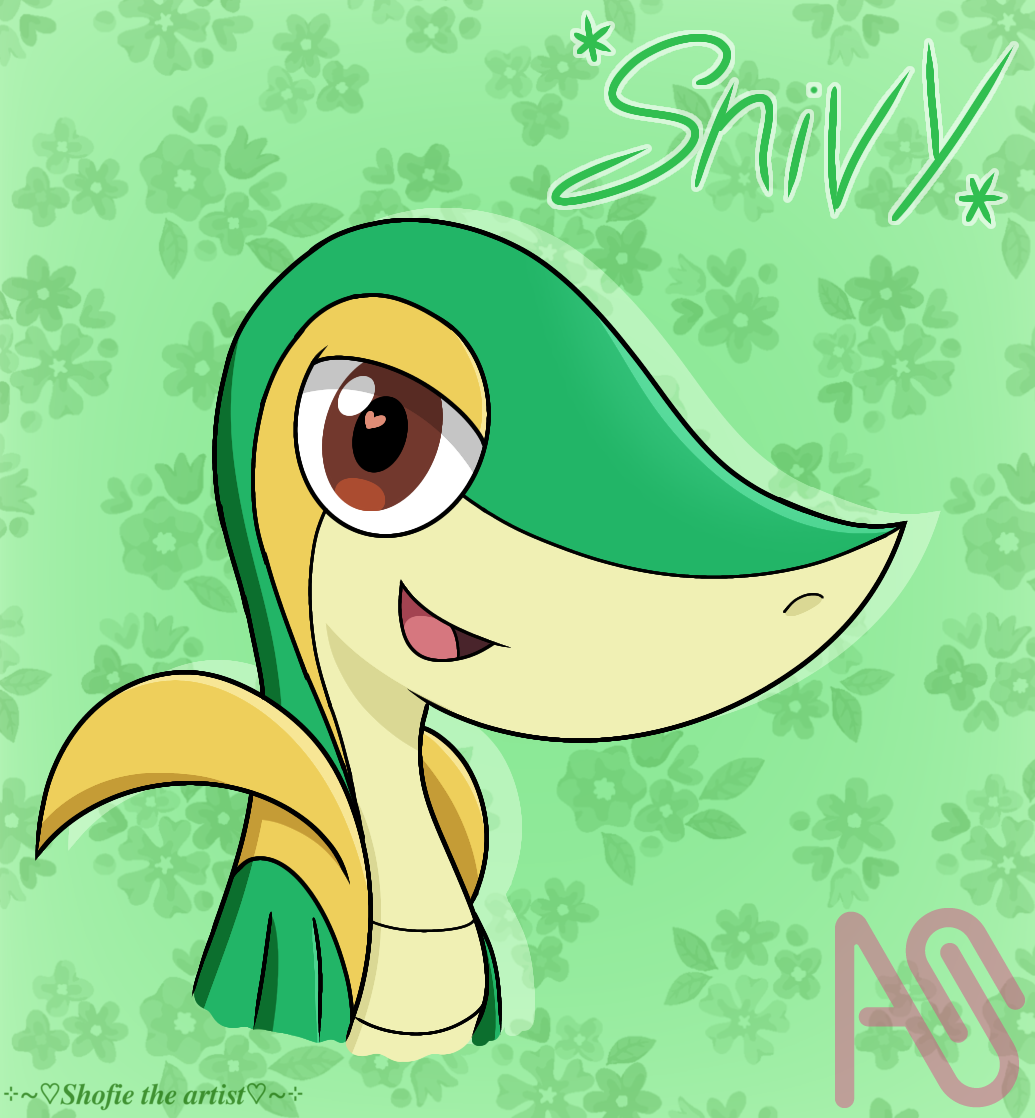 Snivy (happy Pokemon day) Shofie The Artist - Illustrations ART street