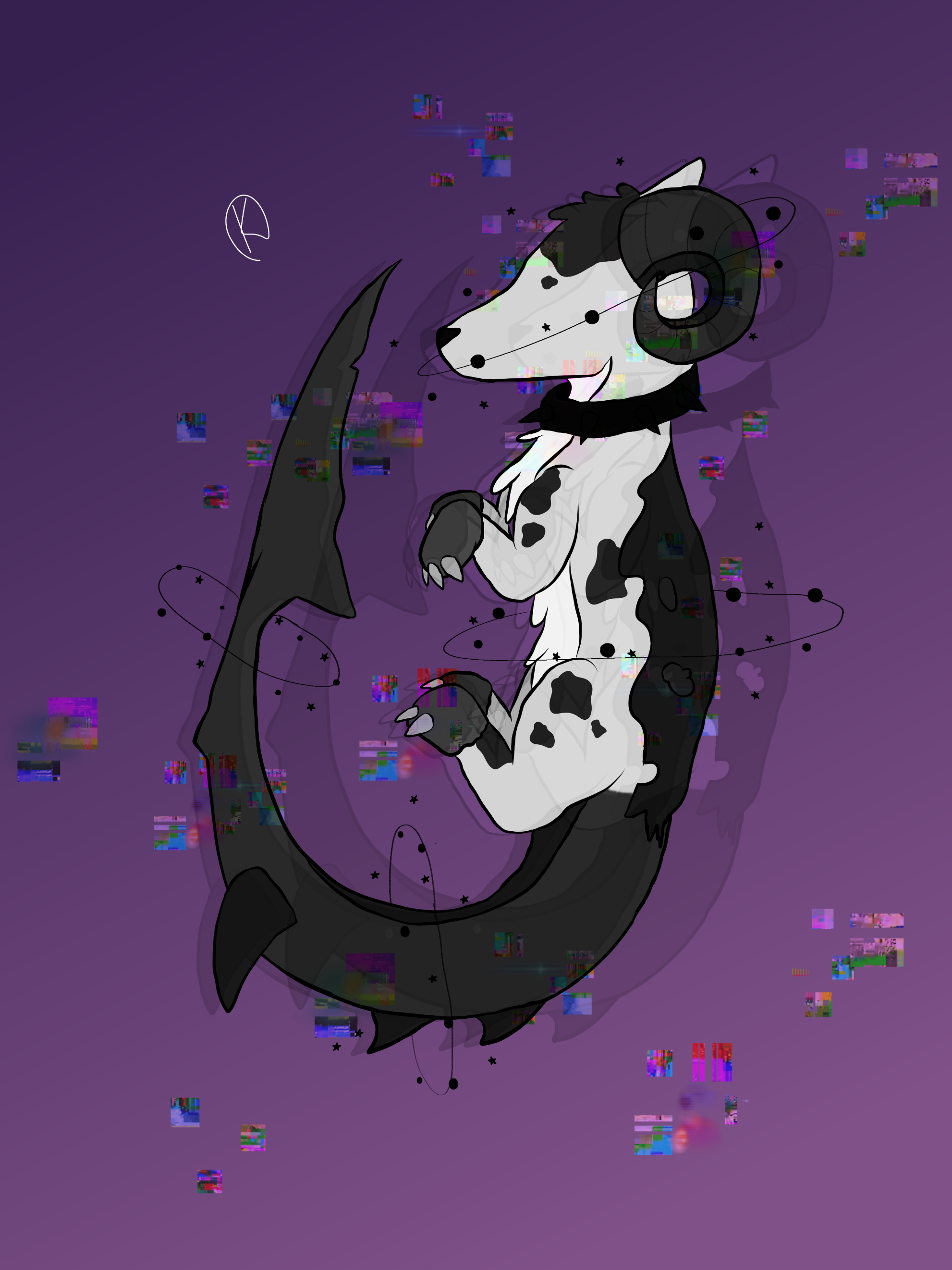 New OC Glitch the fox FluffyPuff - Illustrations ART street