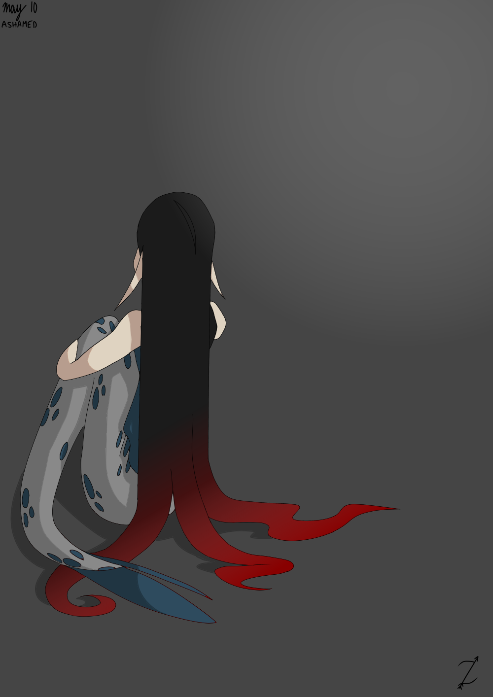 Mermay Day 10- Ashamed Zyvra Dragonfyre - 插图 ART street