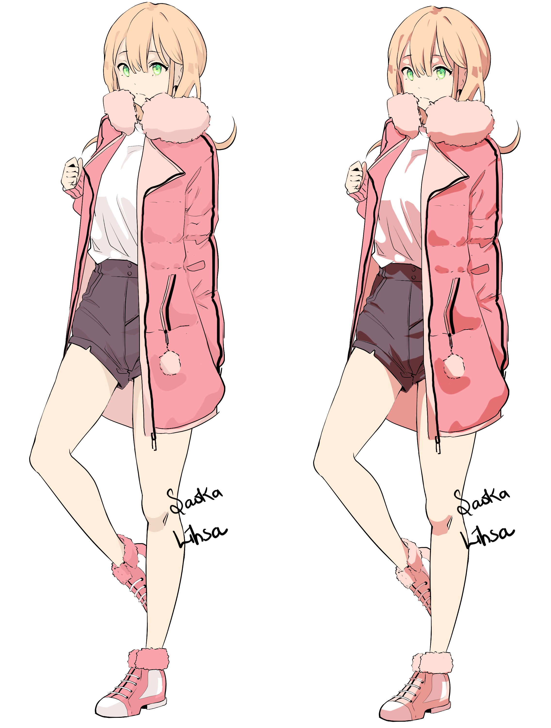 Designing my OC 'Ara' Saoka Lihsa Illustrator - 插图 ART street