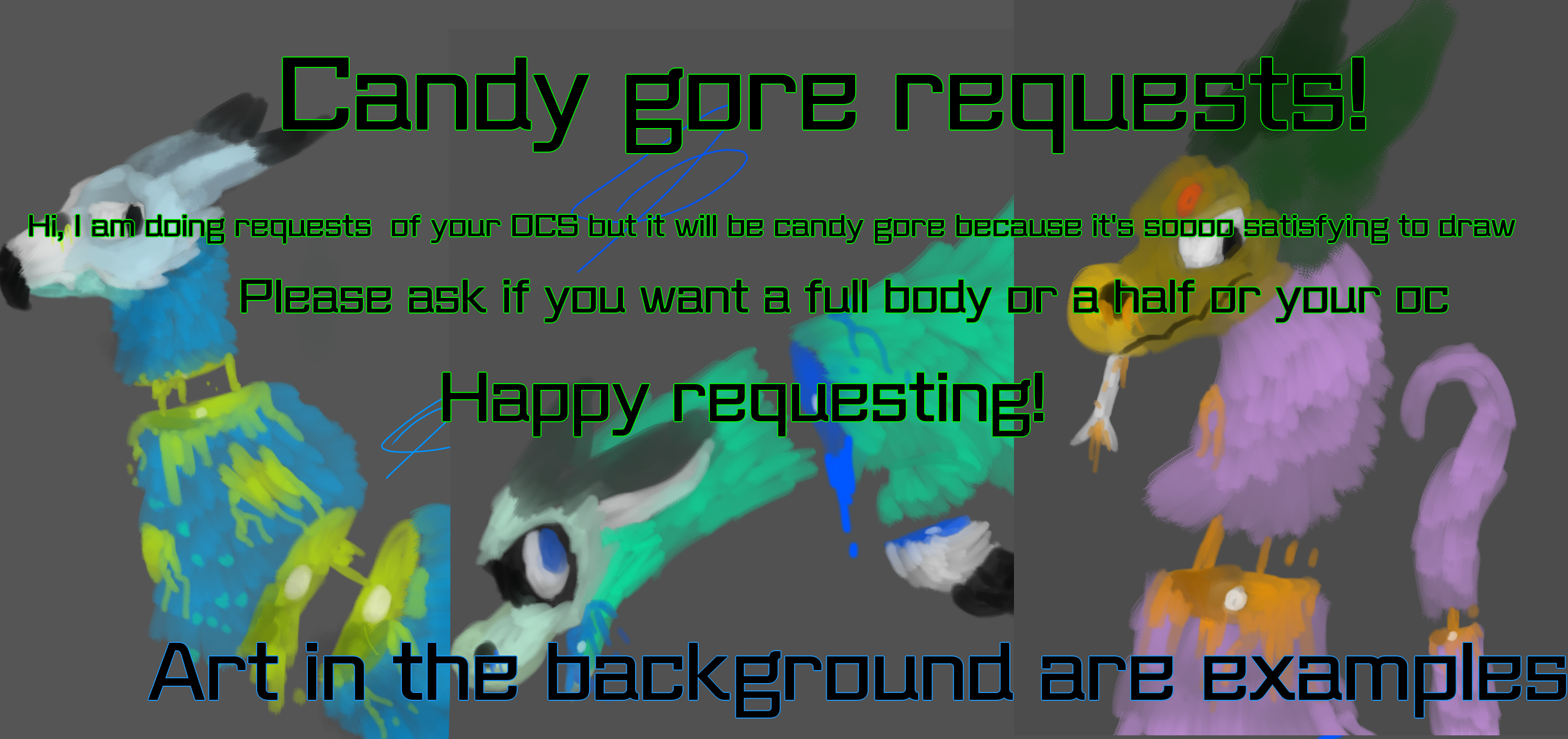 Doing candy gore requests! Patchit - Illustrations ART street