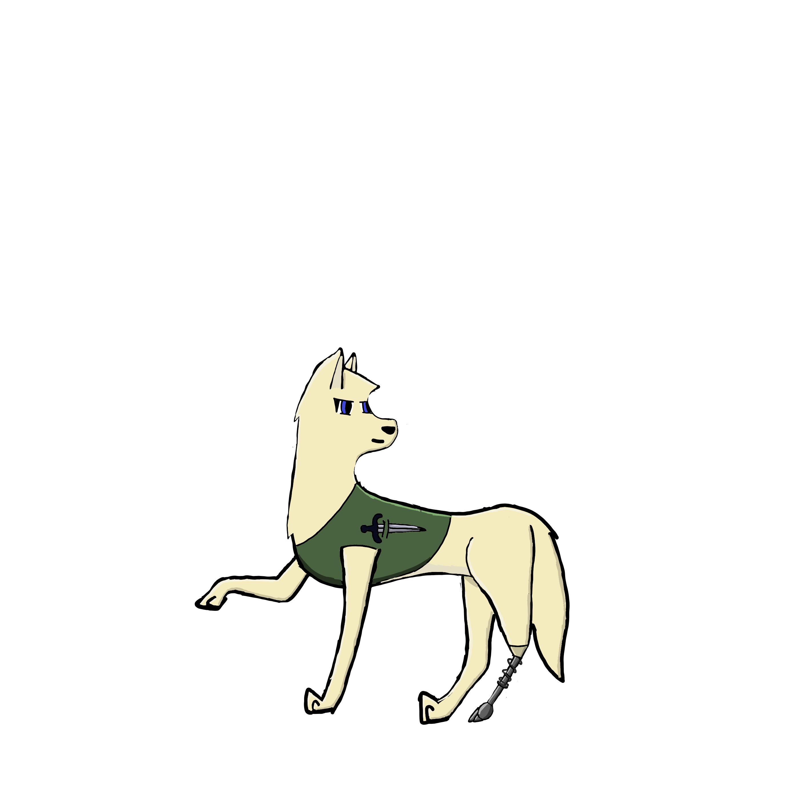 Army Doggo Tink+Flynn - Illustrations ART street