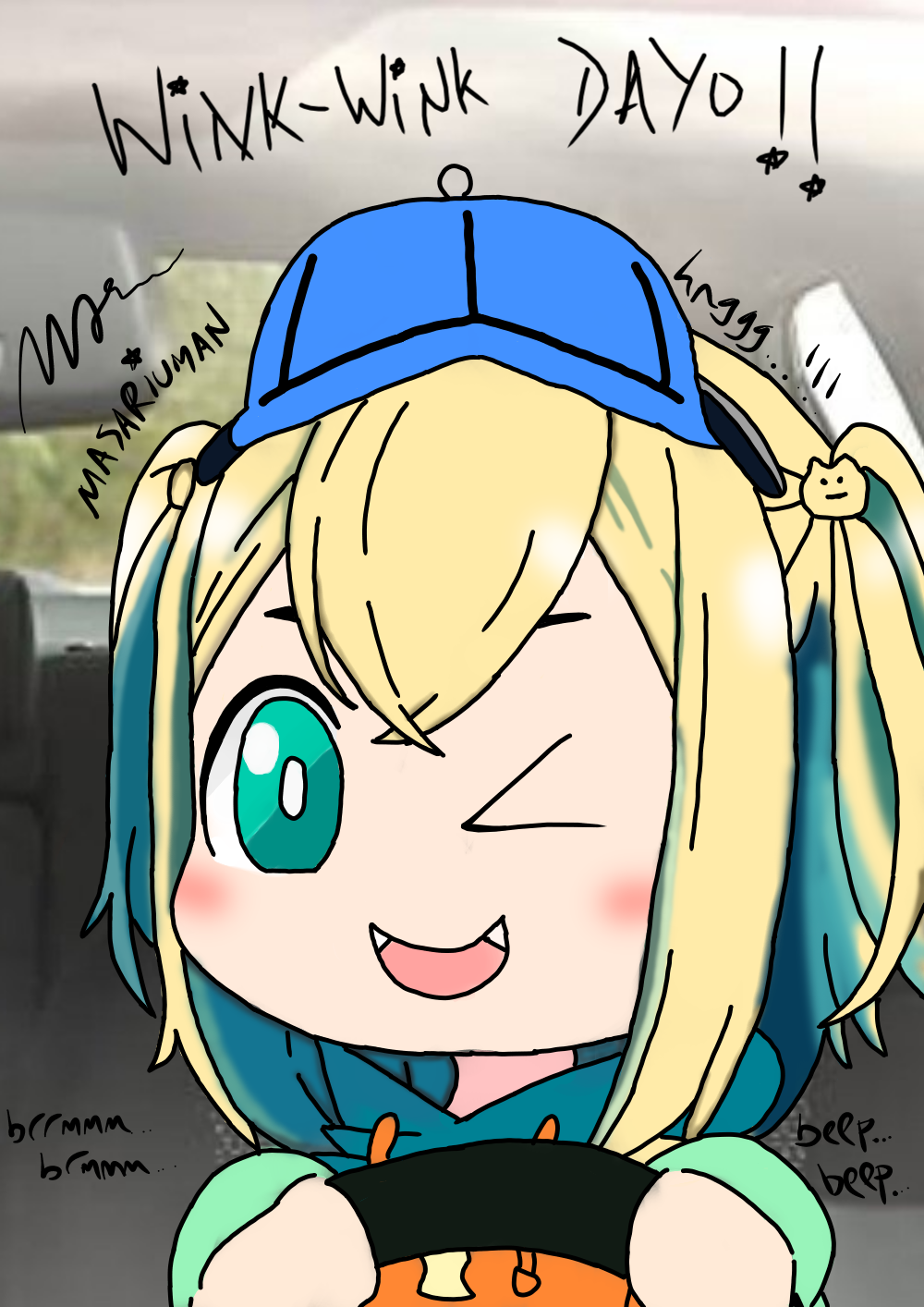 Wink-Wink Pikame Dayo !! MasariuMan - 插图 ART street