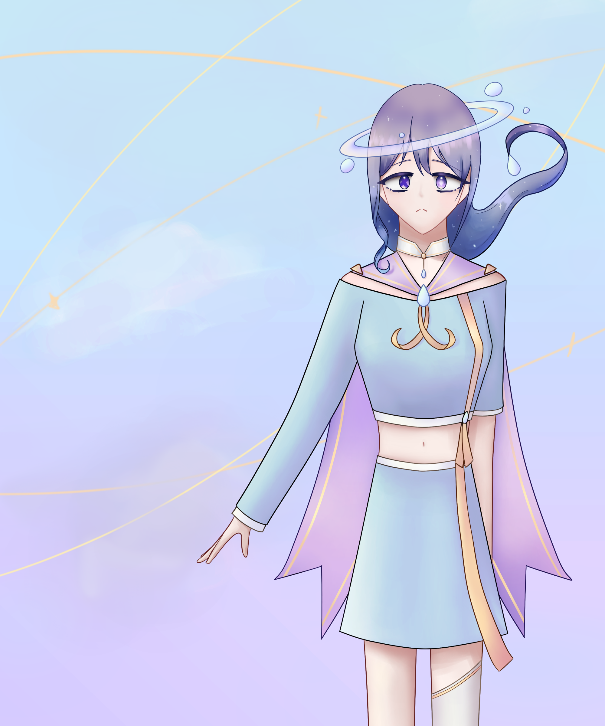 [OC] Moon stone ɠαℓαאყ ℓµ - Illustrations ART street