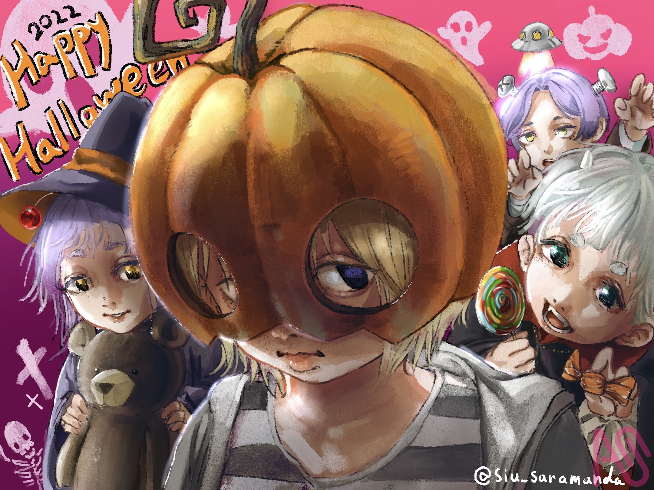 Happy Halloween siu_saramanda - Illustrations ART street