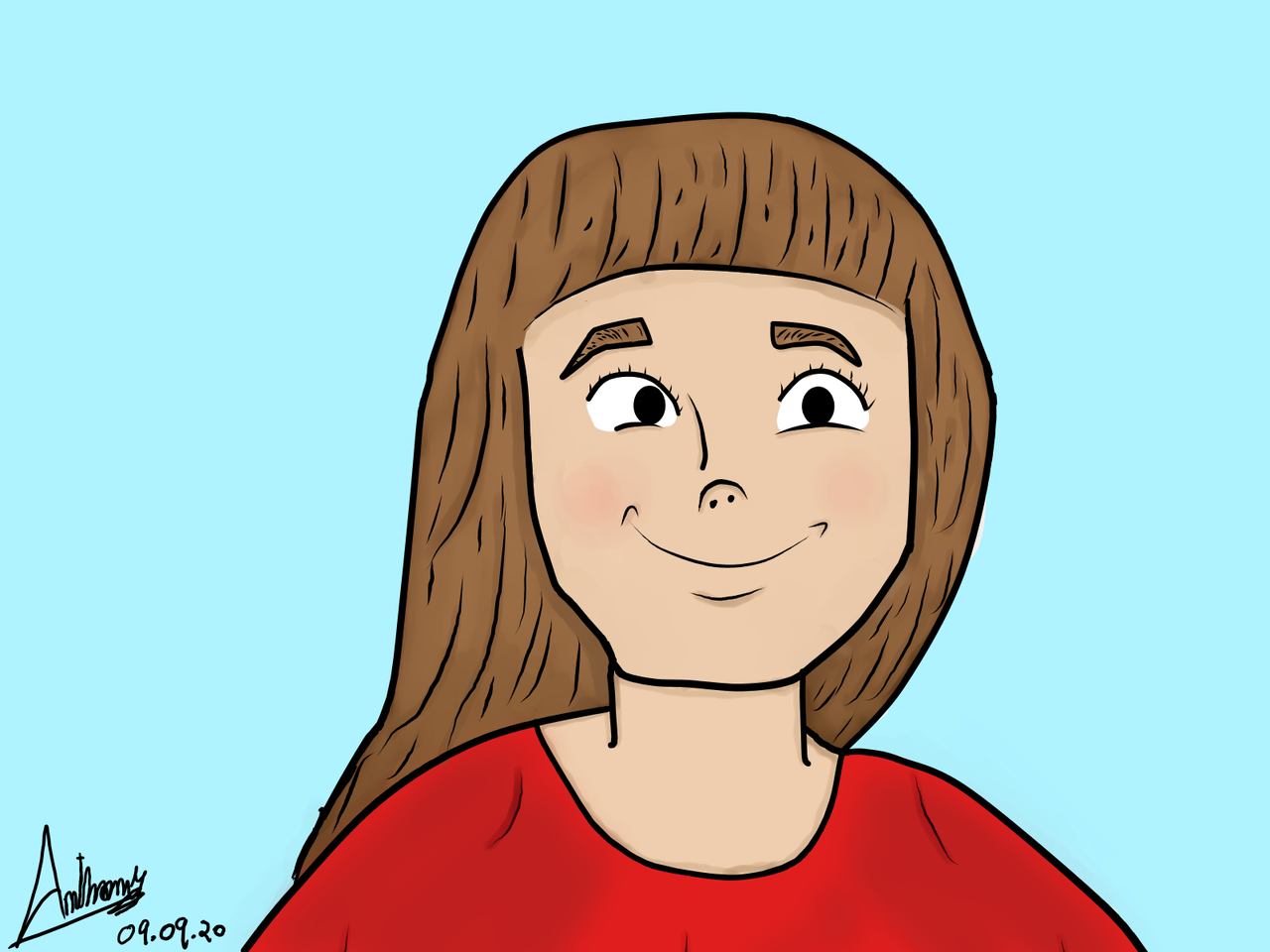 Ms. Hinkle draw Anthony_cortez12 - Illustrations ART street