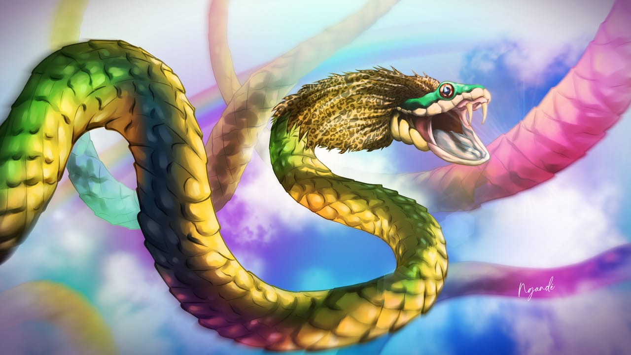 Le serpent génie Ngandé - Illustrations ART street