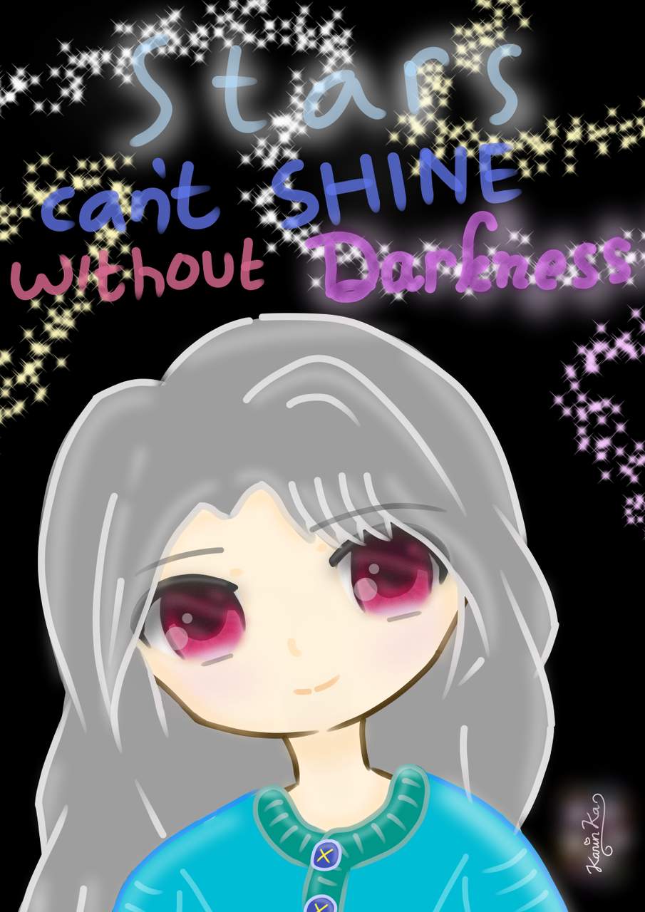 stars cant shine without darkness Moisty Player - Illustrations ART street