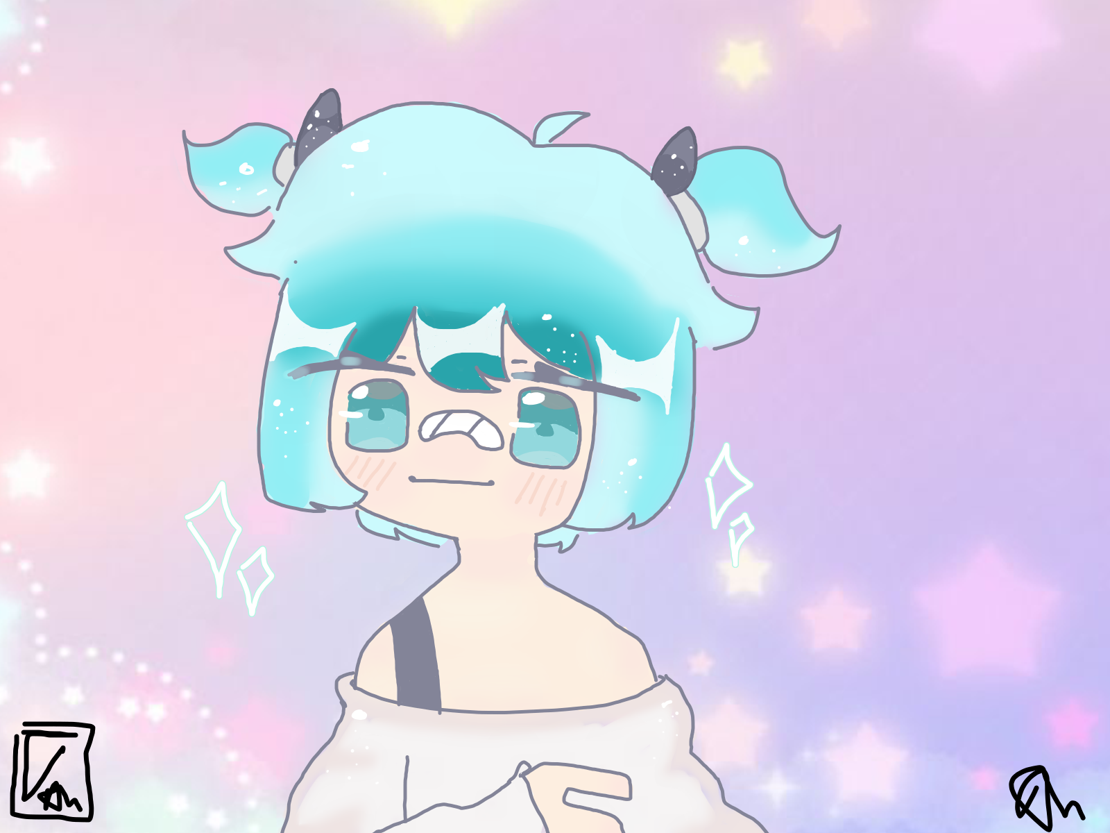 chibi style mint mochi - Illustrations ART street