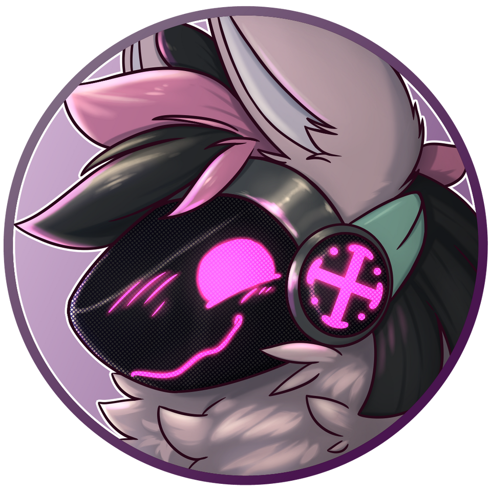 Faded pink protogen icon by shiny sirius ShinySirius - Illustrations ...