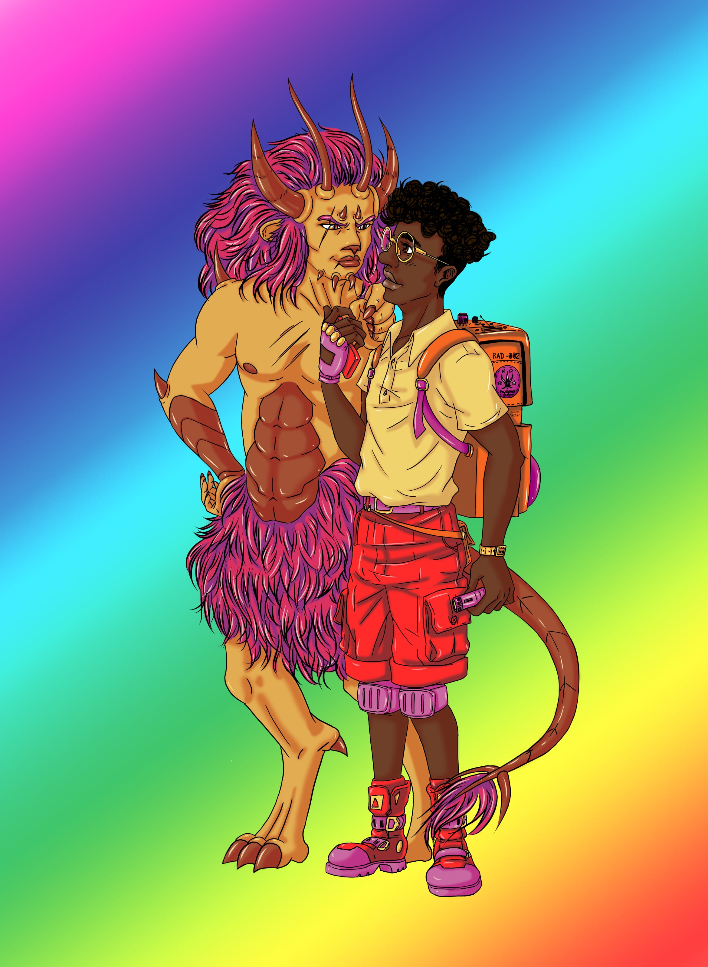 First contact - Terrestrial alien Sam Red - Illustrations ART street