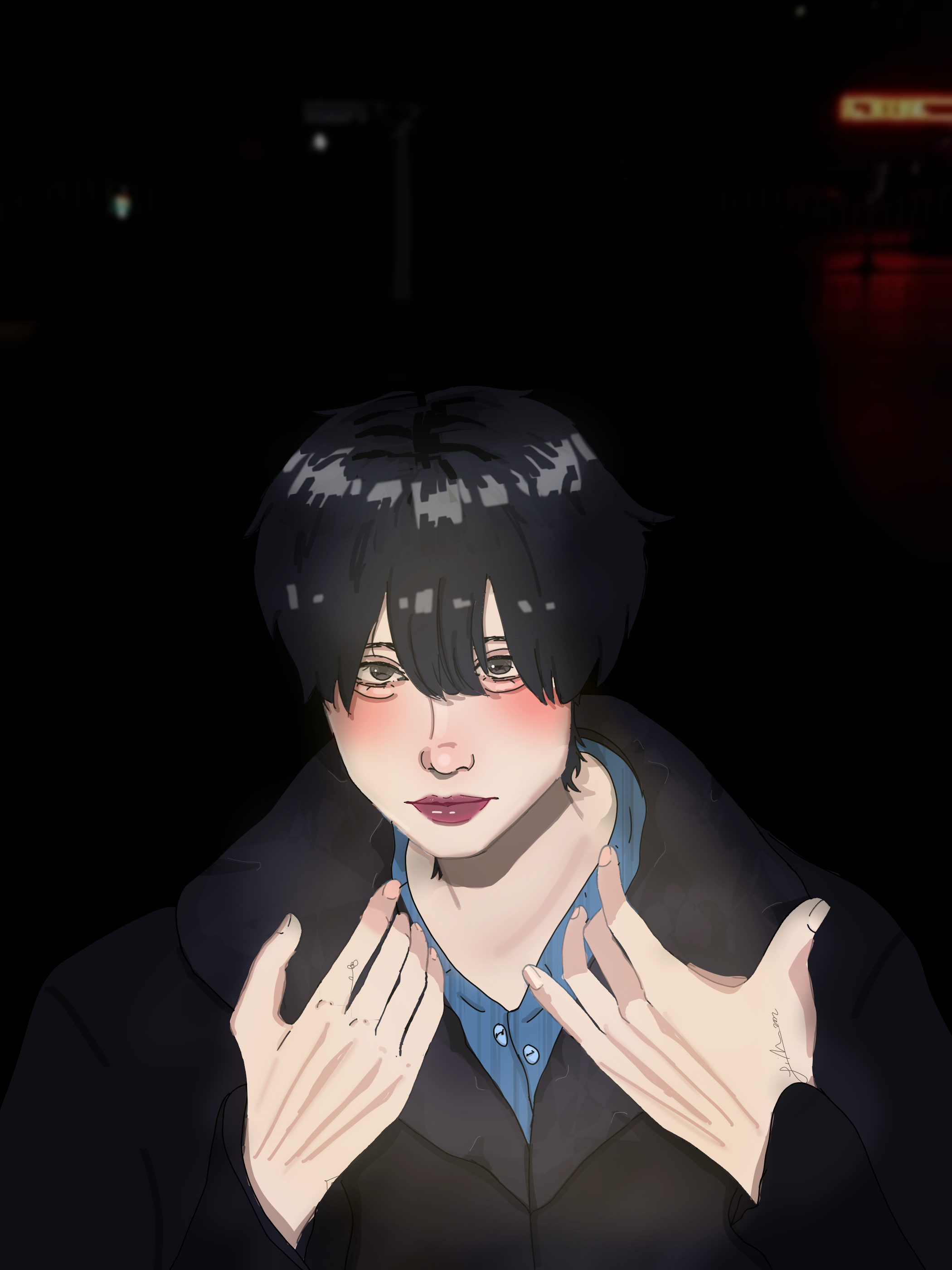 Guy in dark Lilly The Best - Illustrations ART street