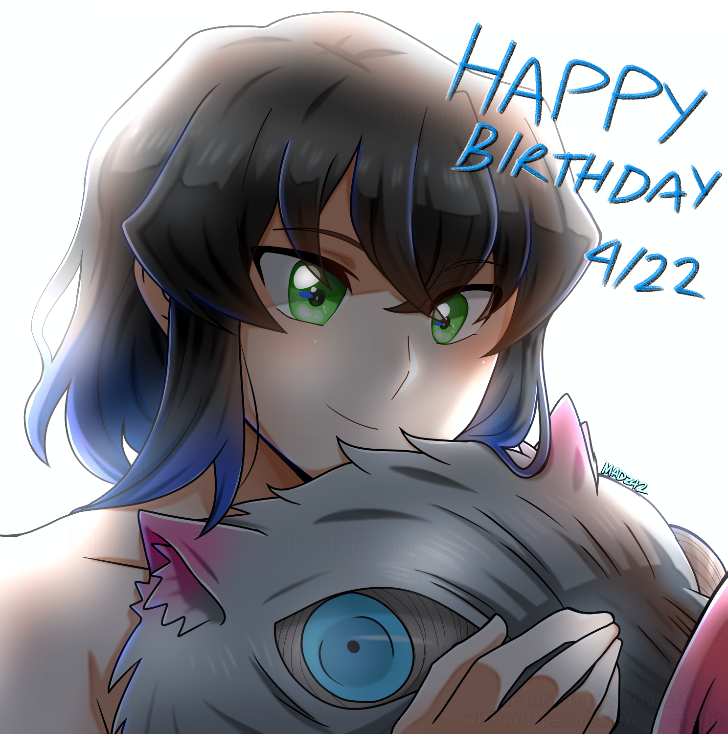 happy birthday Inosuke madZ_42ART - Illustrations ART street