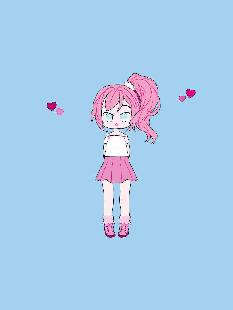 pink girl Hacker - Illustrations ART street