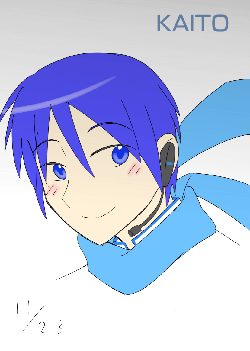 KAITO(着色ver) じごほーこく - Illustrations ART street