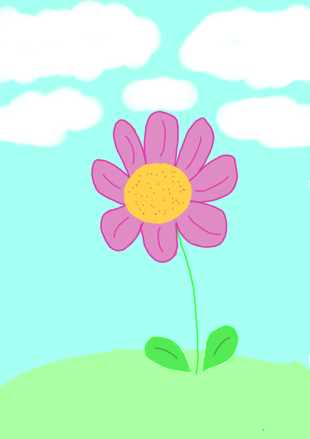 Lone Flower ElontheMelon - Illustrations ART street