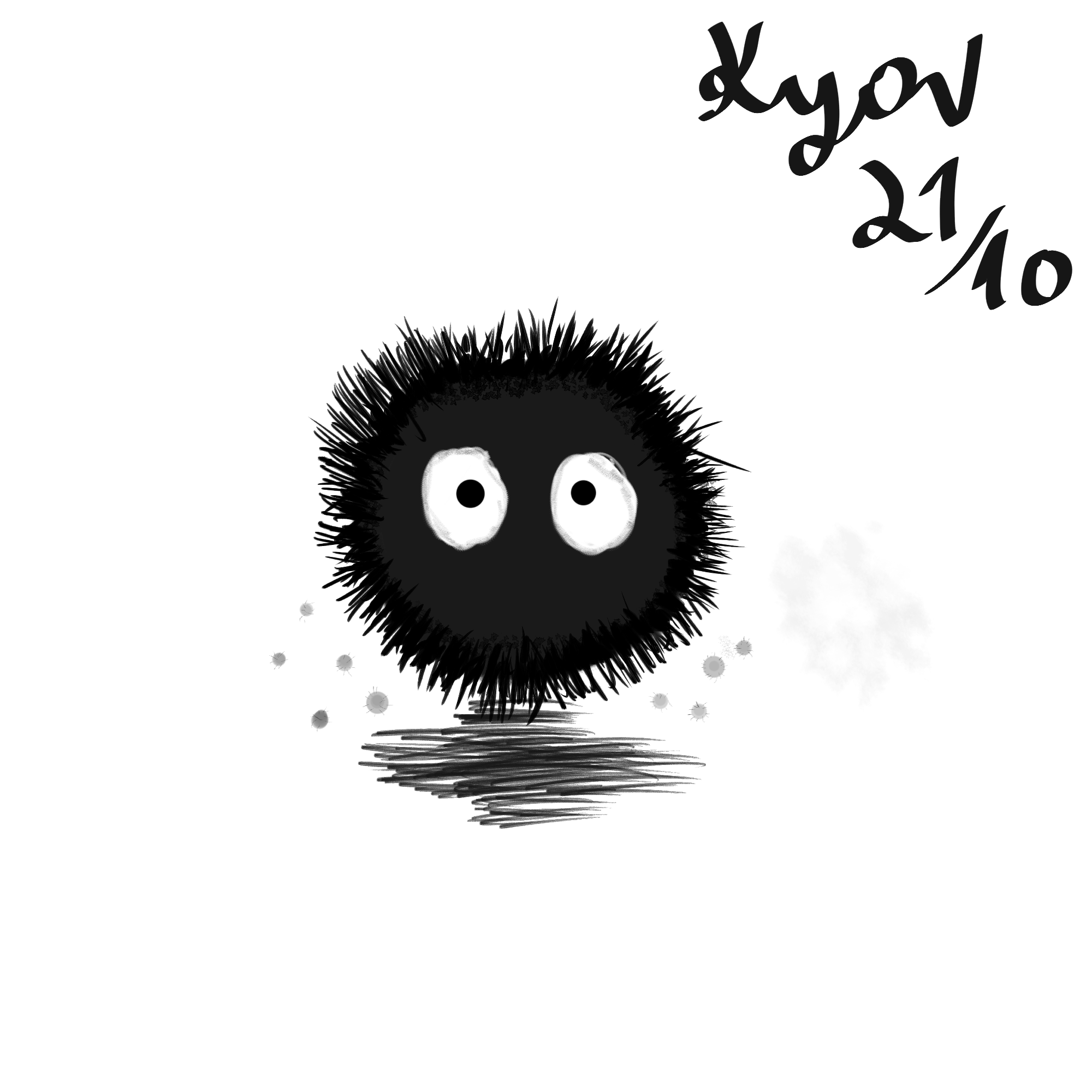 inktober day 21 fuzzy kyakosu_KyaN - Illustrations ART street