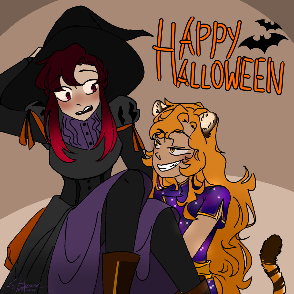 Happy Halloween ft. Ember and Elin!