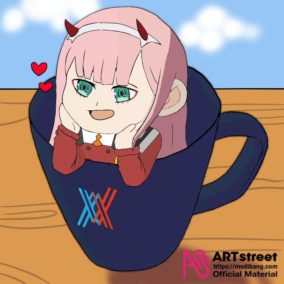 Zero_Two_Chibi Syalitzzz - Illustrations ART street