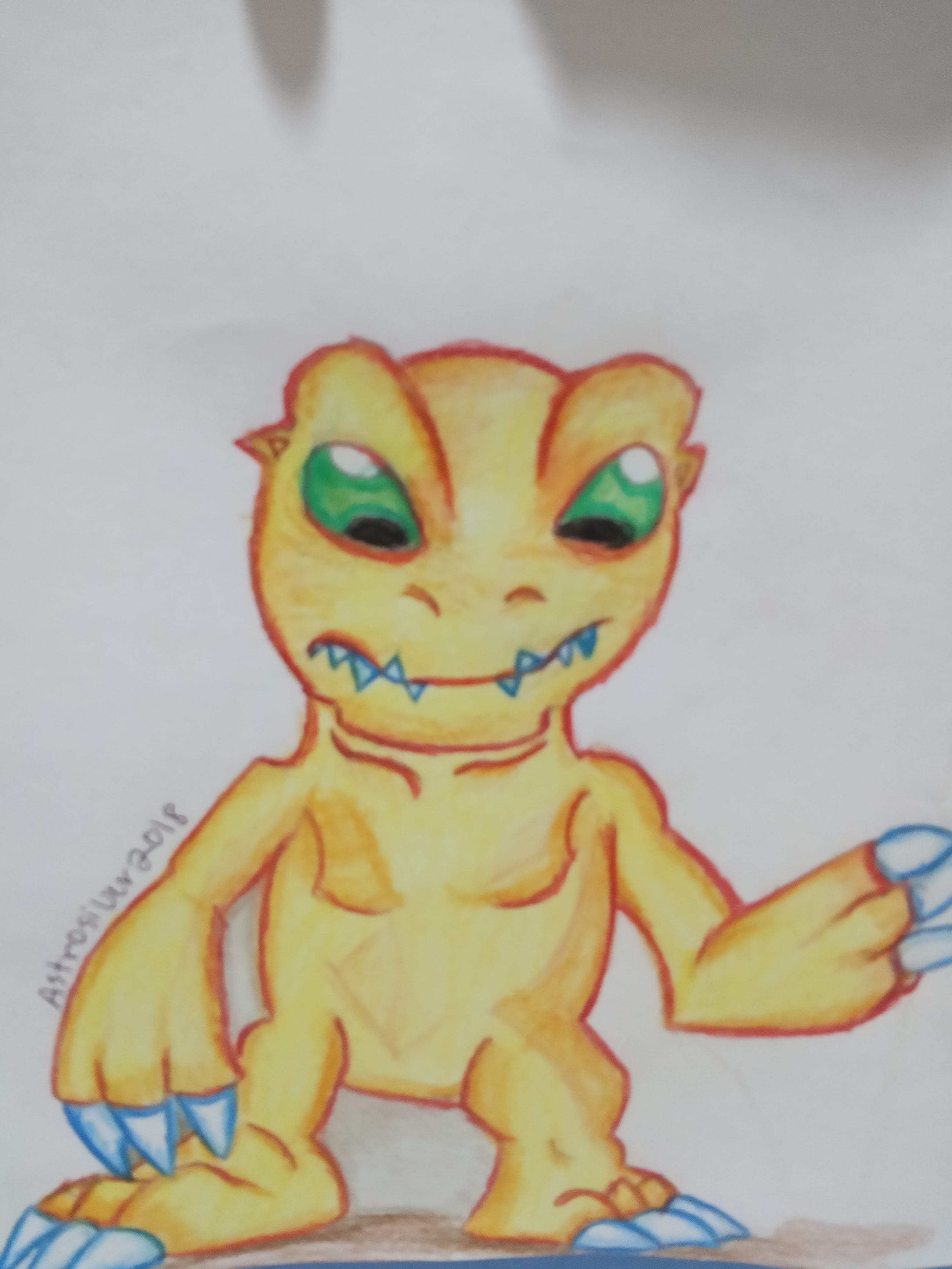 My skills agumon colours astrosiver2018 - Illustrations ART street