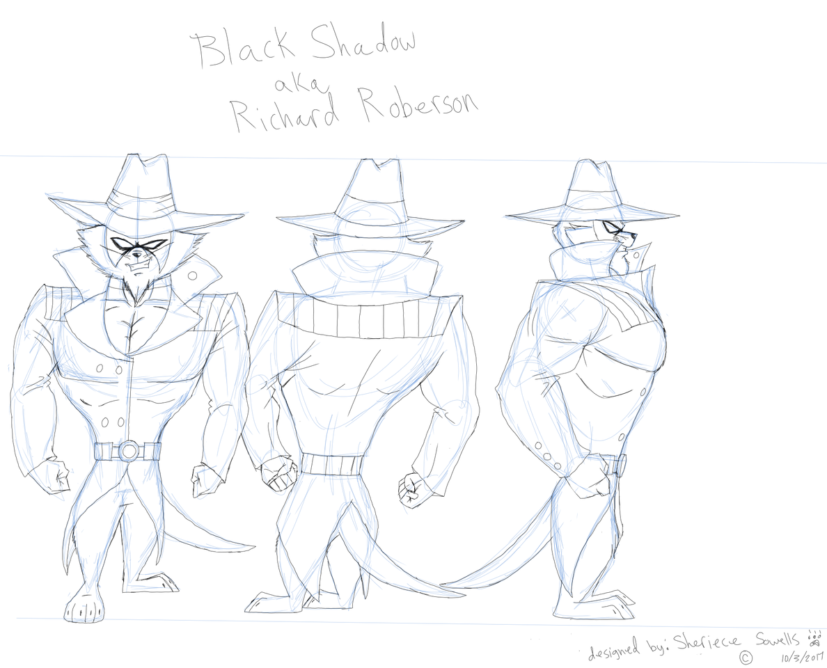 Black shadow (Richard) concept art Voodoo parka95 - Illustrations ART street