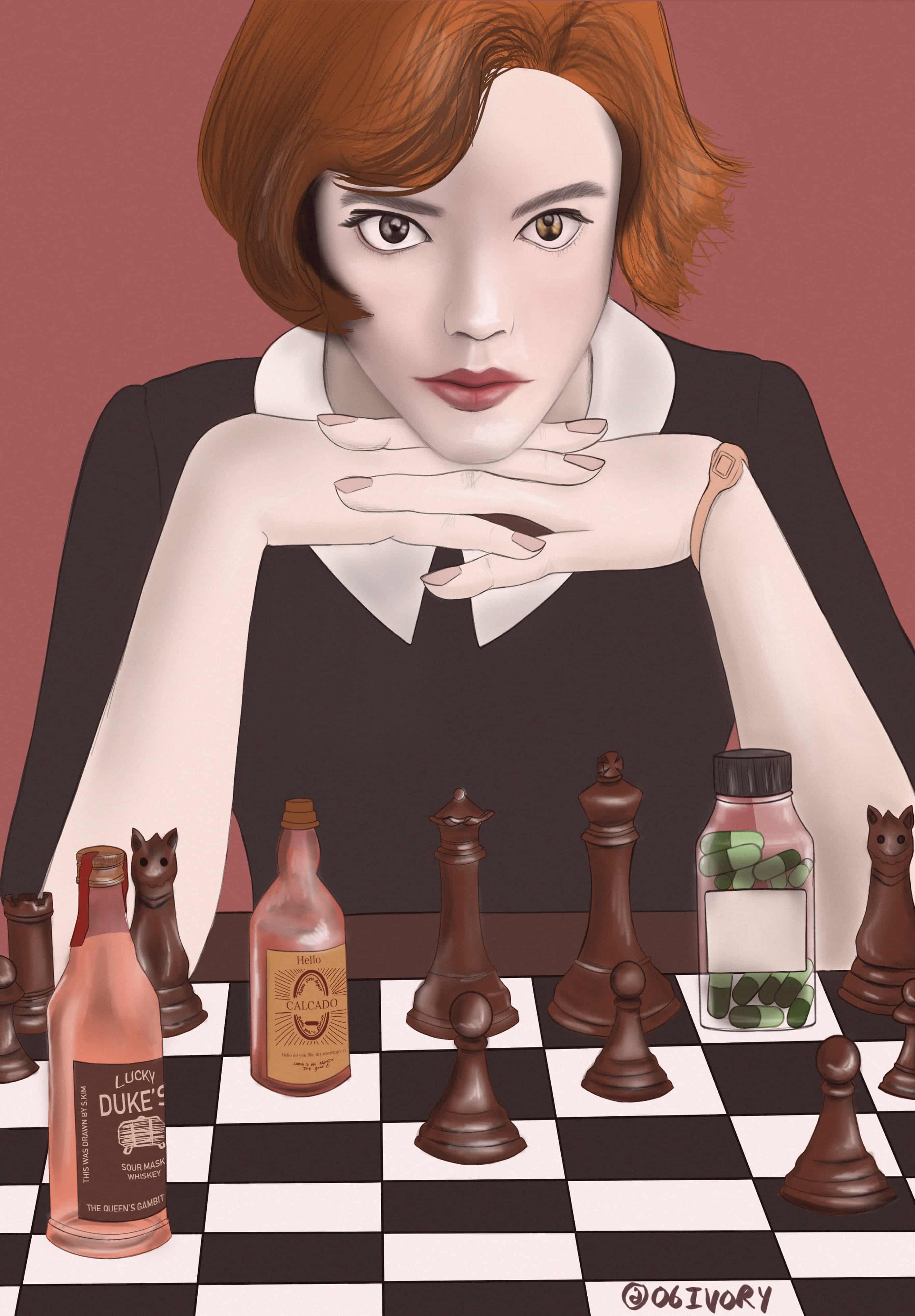 The Queen’s Gambit Ivory - Illustrations ART street