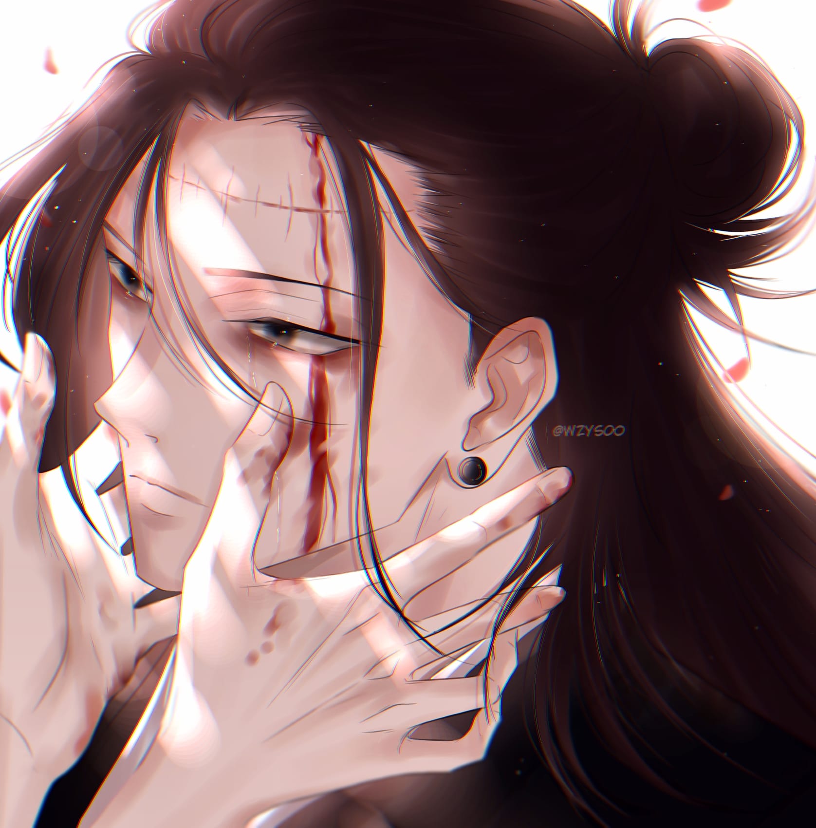 "Tears of pain" - Geto Suguru wzysoo - Illustrations ART street