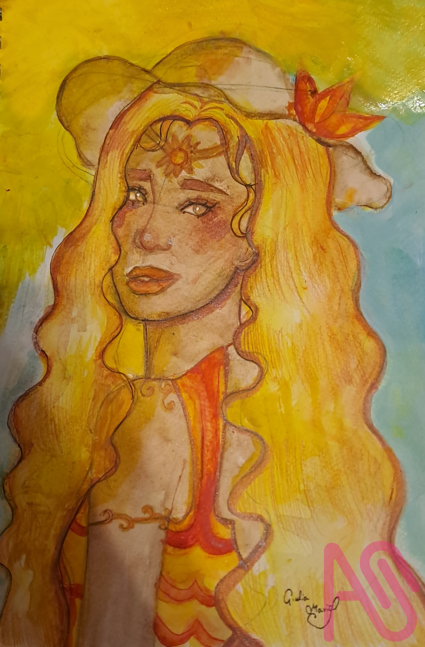 Sun girl Giulia Maria - Illustrations ART street