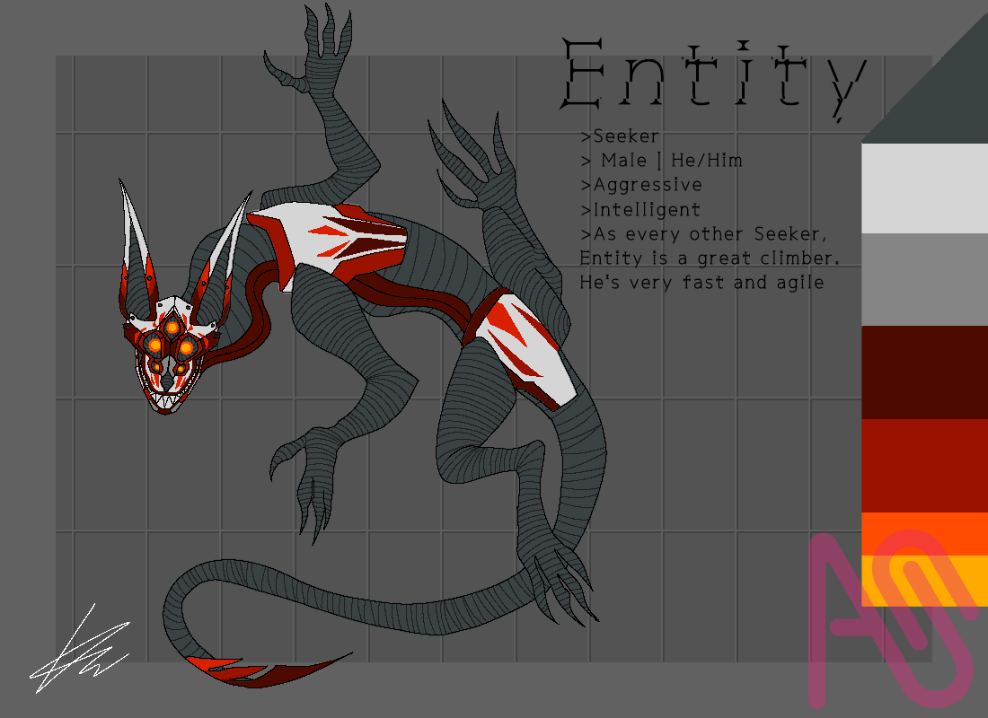 Entity's ref sheet 💥 digitalpup. - 插畫 ART street