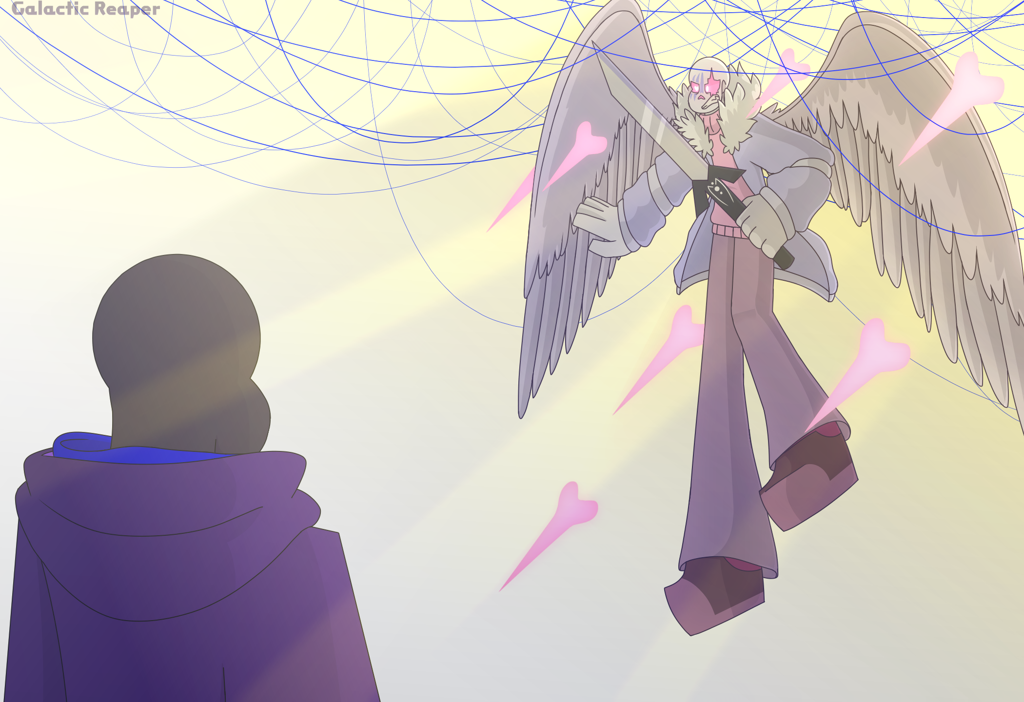 Some random illustration I done as a practice Galactic Reaper ...